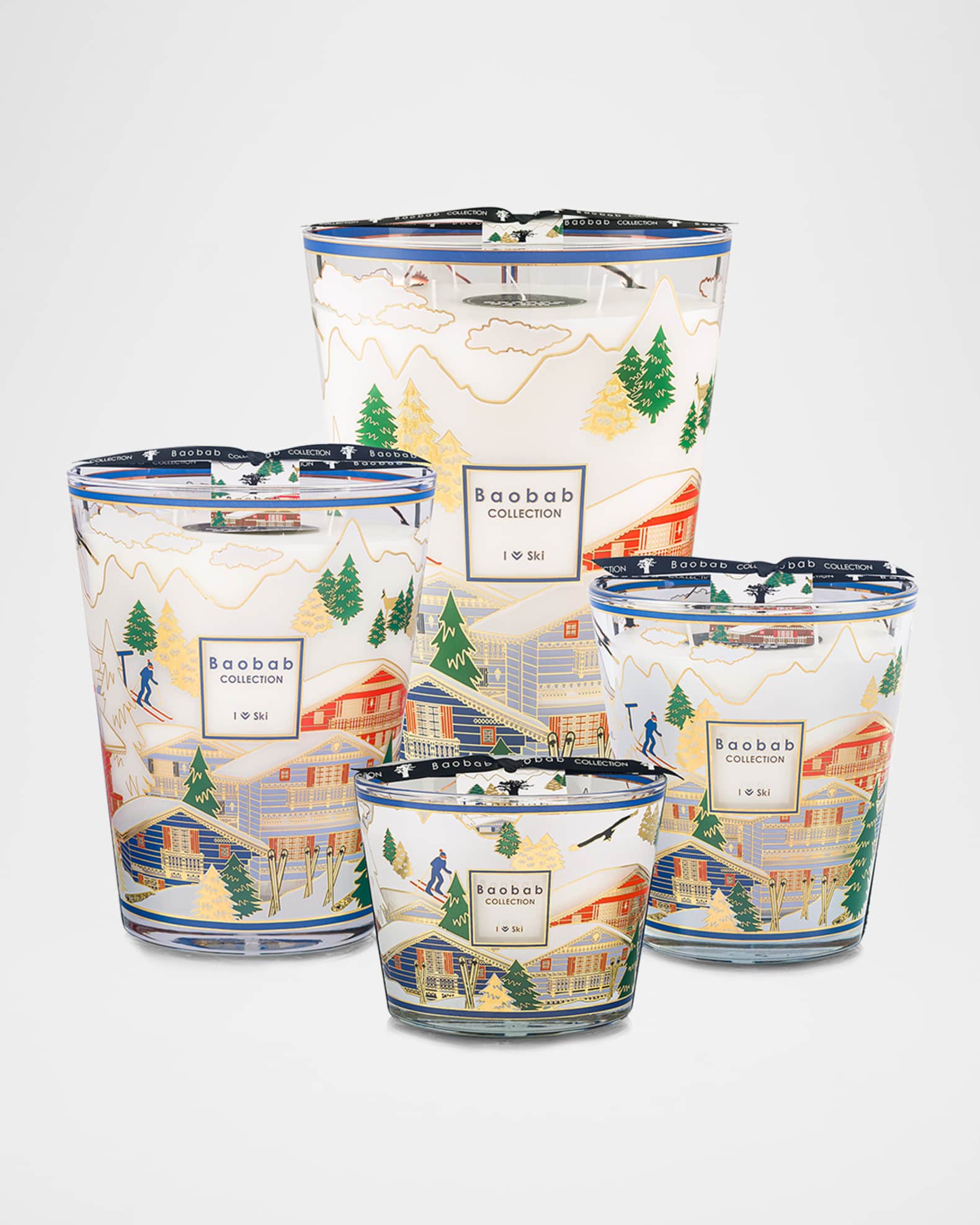 Baobab Collection I Love Ski 2026 5-Wick Max 24 Candle, 5.2 kg | Neiman ...