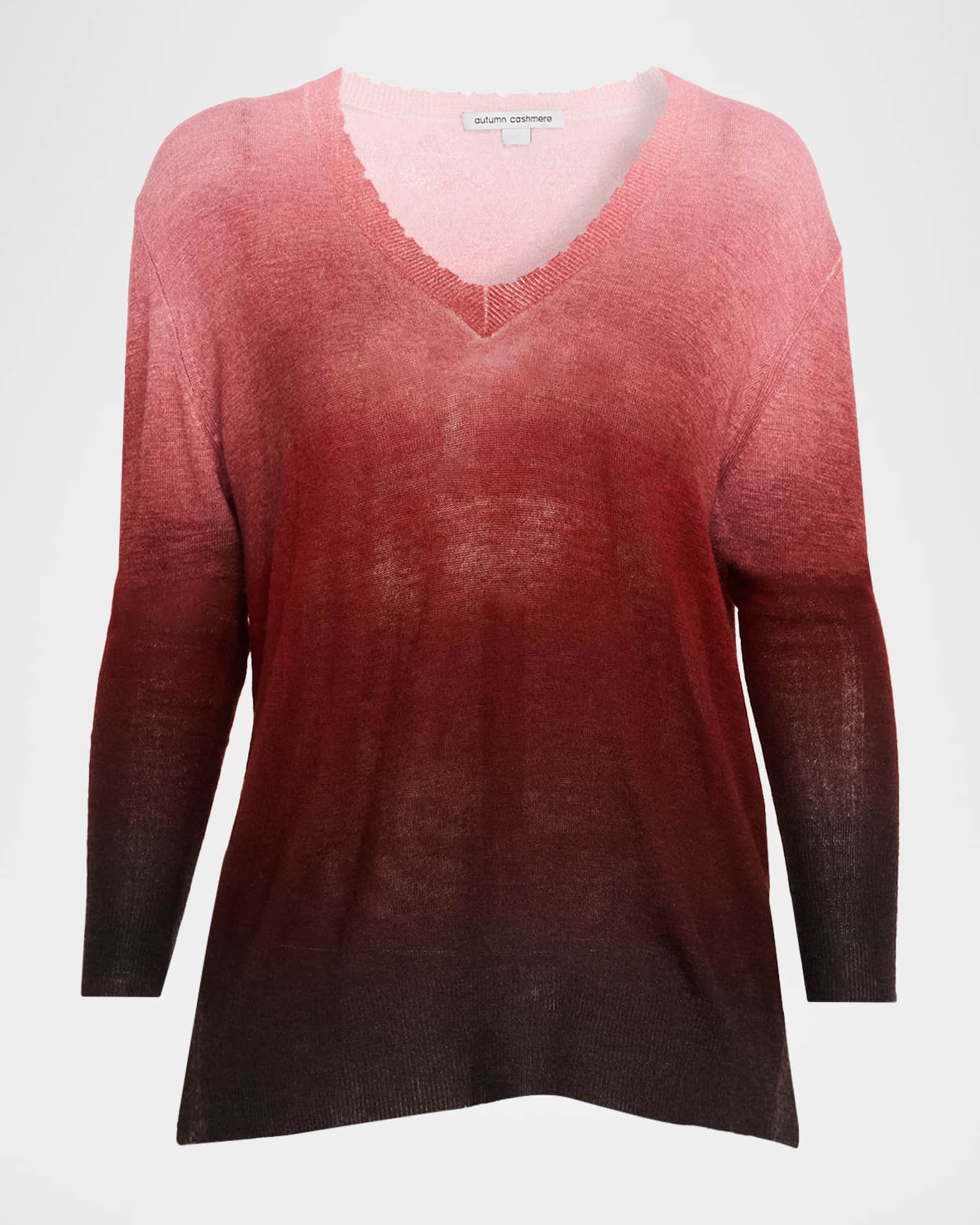Autumn Cashmere Ombré-Print Cashmere Sweater | Neiman Marcus