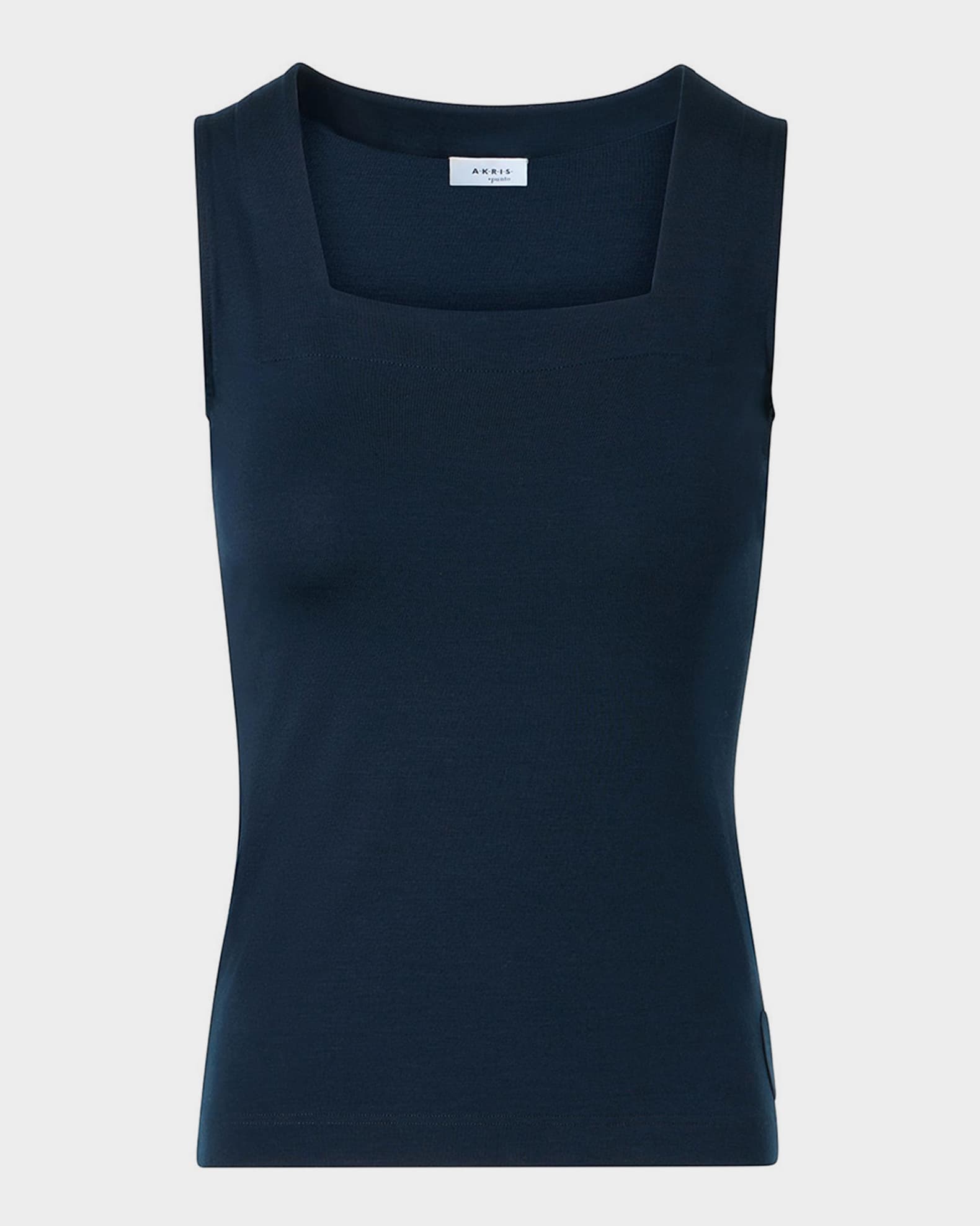 Akris punto Square-Neck Sleeveless Top | Neiman Marcus
