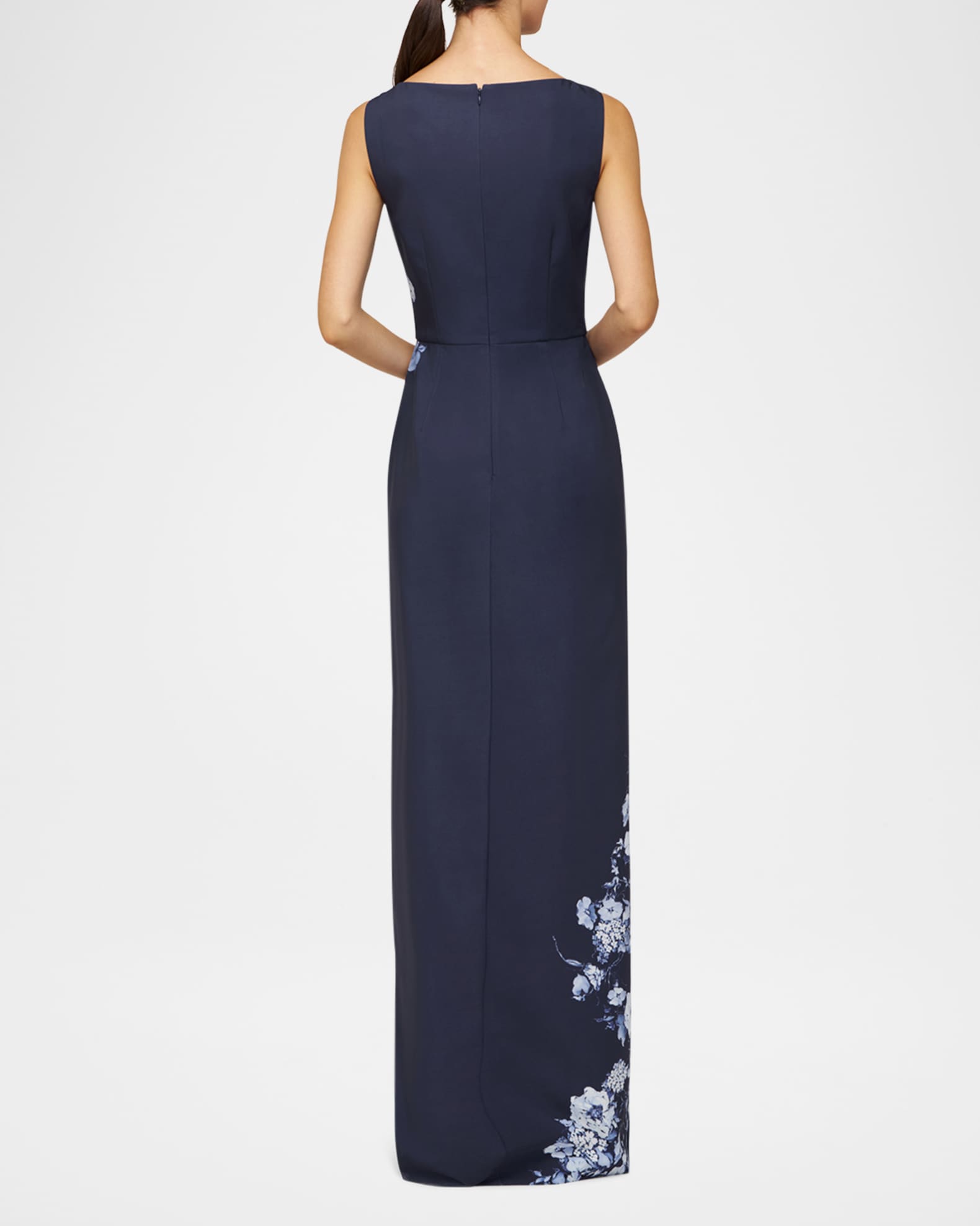Kay Unger New York Esti Walk Thru Sleeveless Jumpsuit | Neiman Marcus
