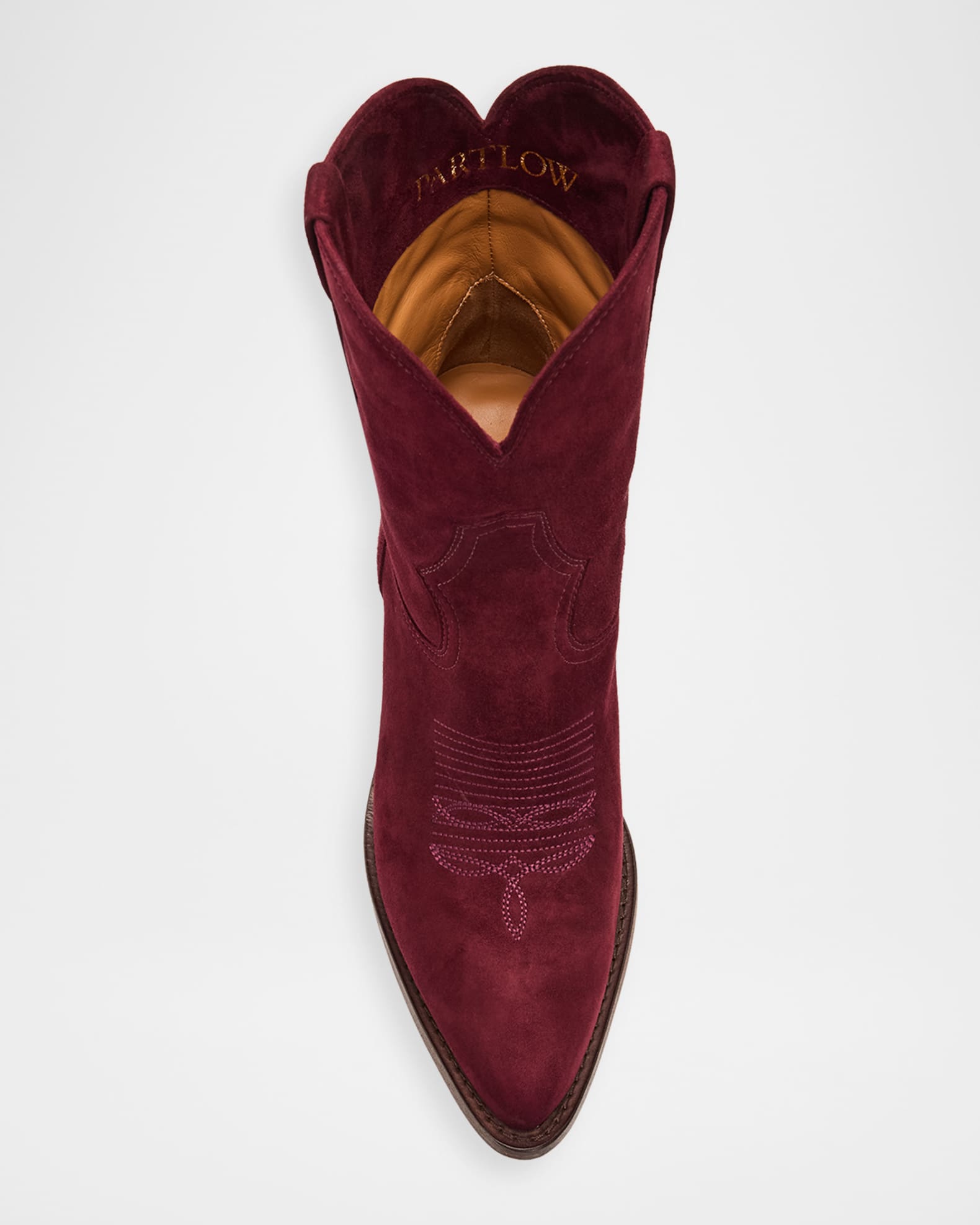 Partlow 90mm Leigh Anne Suede Ankle Boots | Neiman Marcus