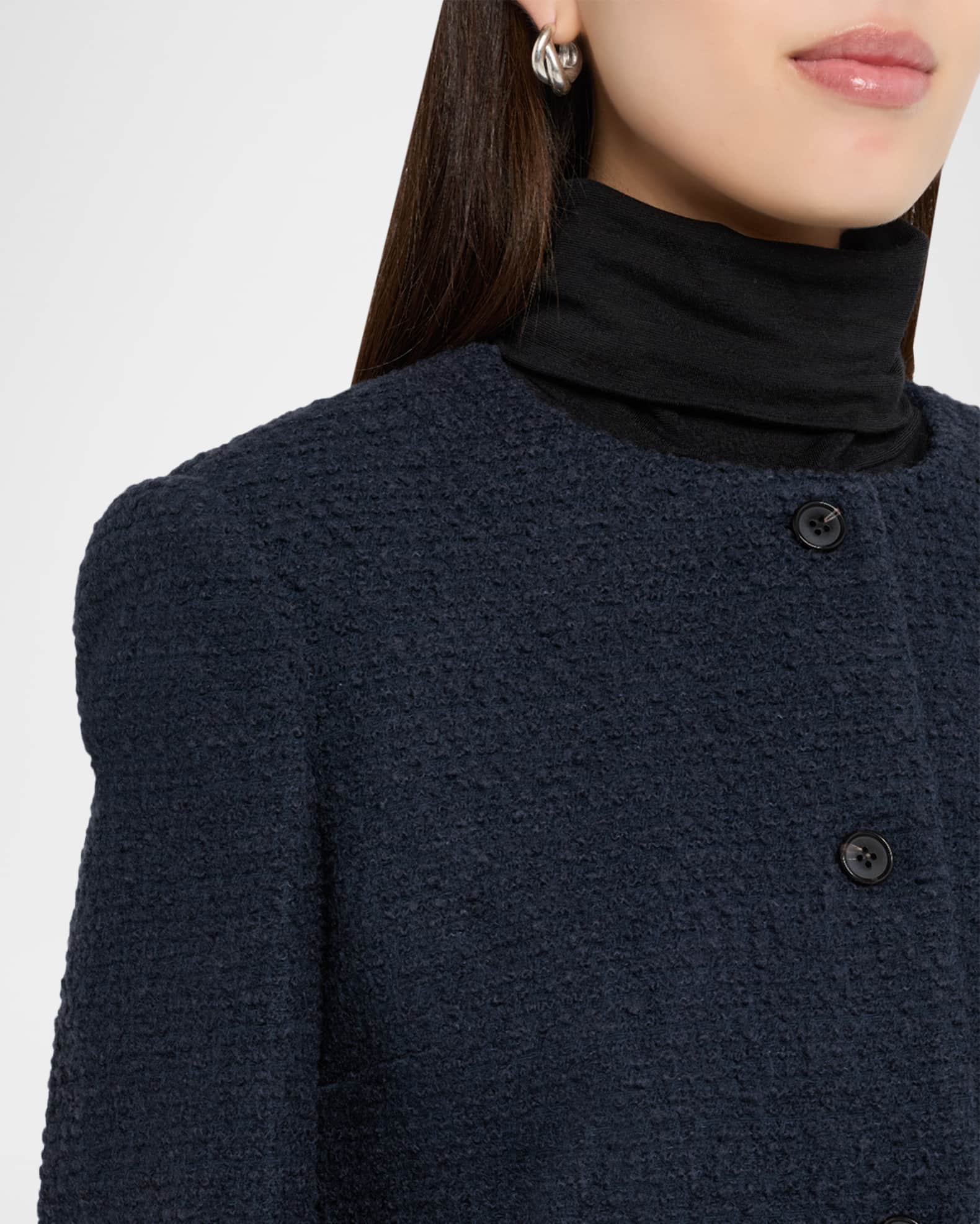 Theory Tailored Tweed Jacket | Neiman Marcus