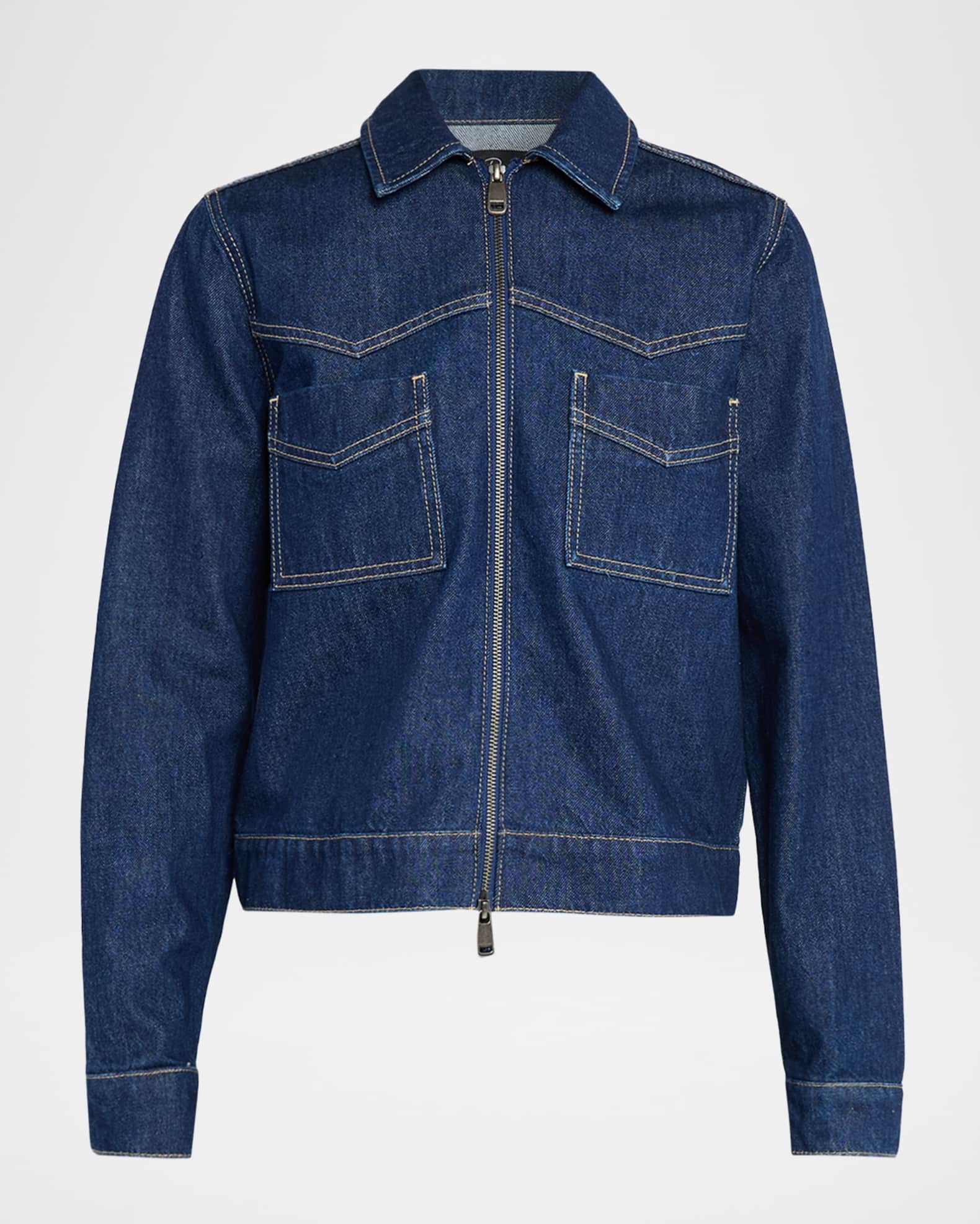 Rails Trabuco Western Denim Jacket | Neiman Marcus