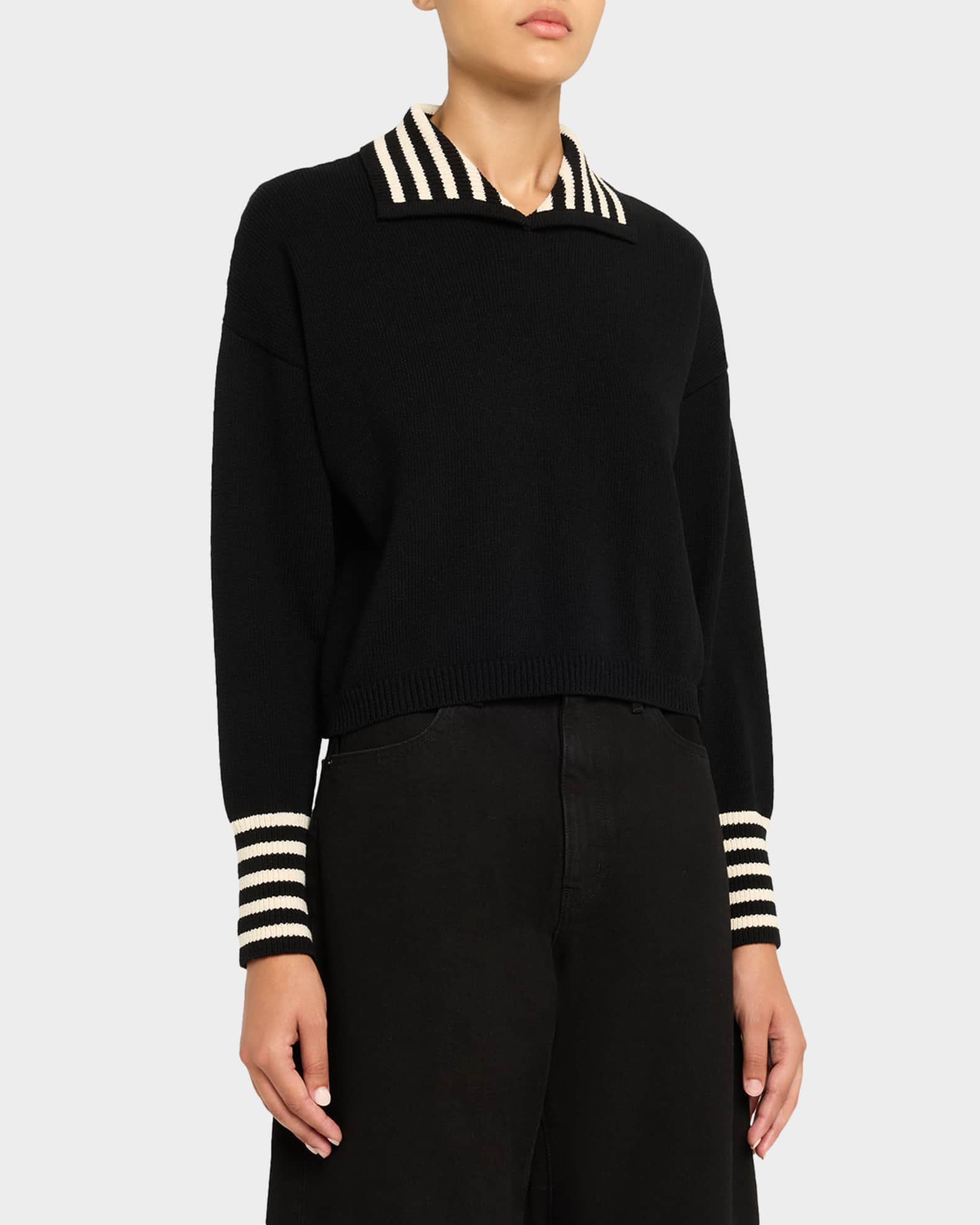 FRAME The Sailor Pullover Sweater | Neiman Marcus