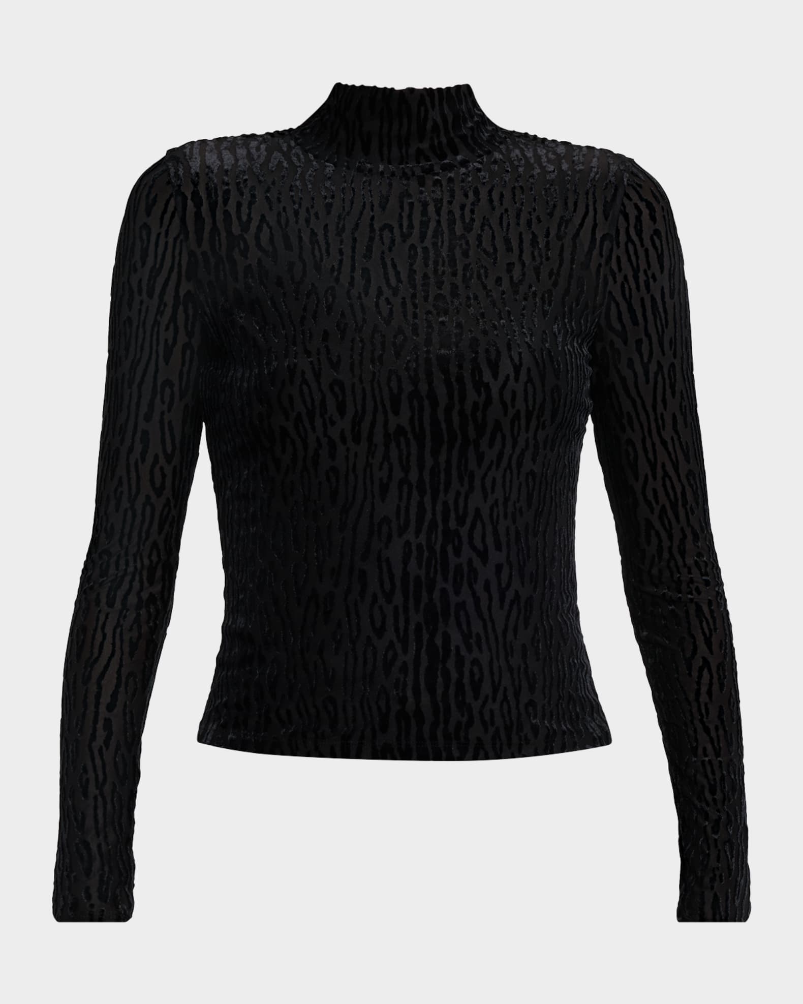 PAIGE Ursula Leopard Burnout Top | Neiman Marcus