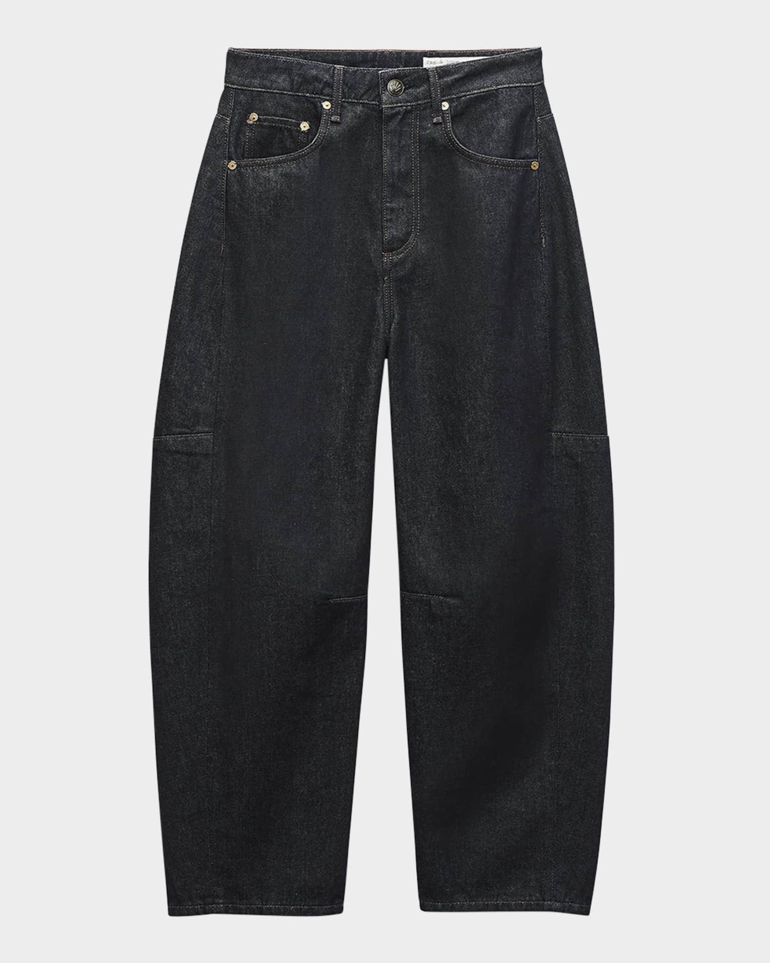 Rag & Bone Charlie High-Rise Barrel Jeans | Neiman Marcus