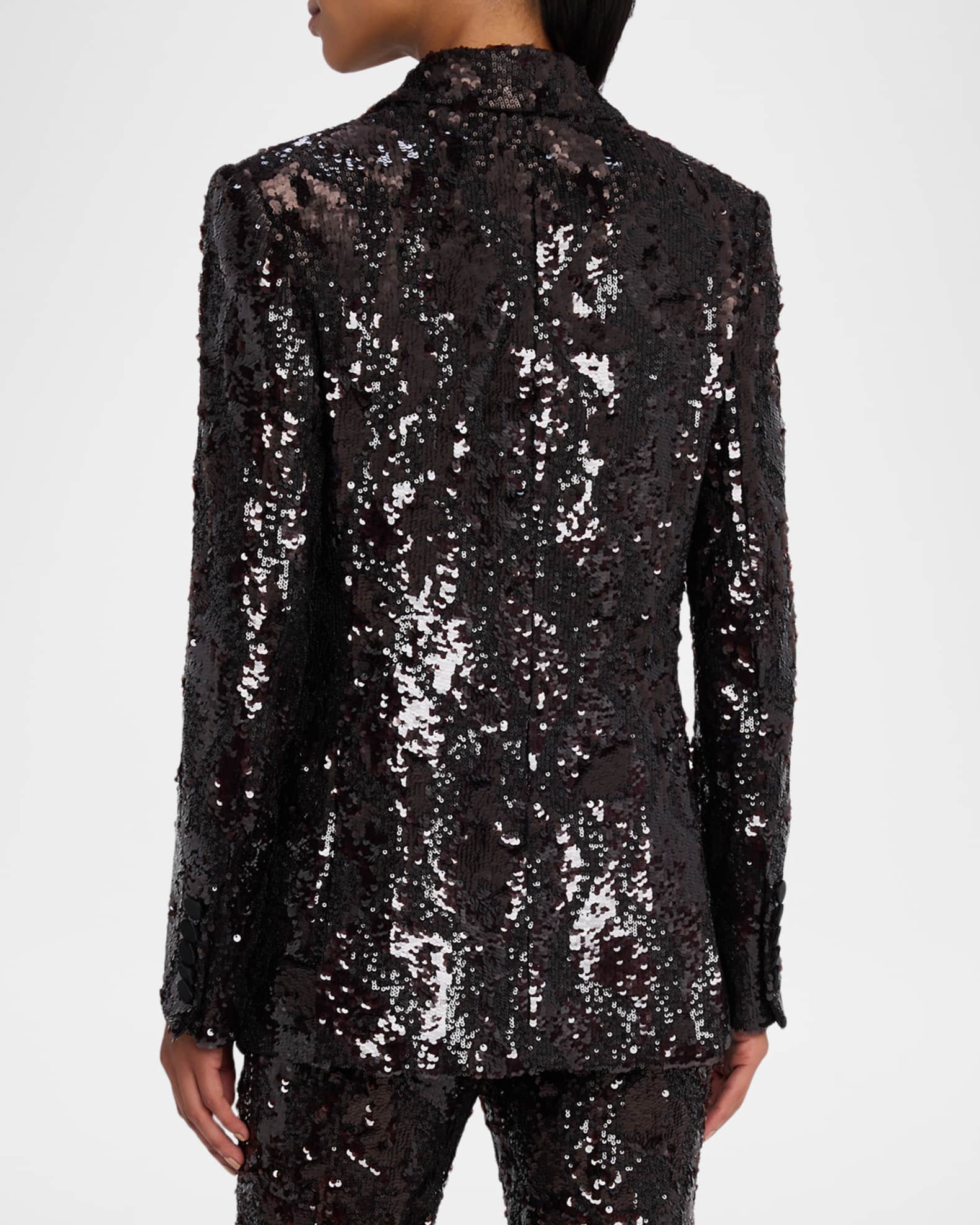 Sequined Double-Breasted Suit | Neiman Marcus