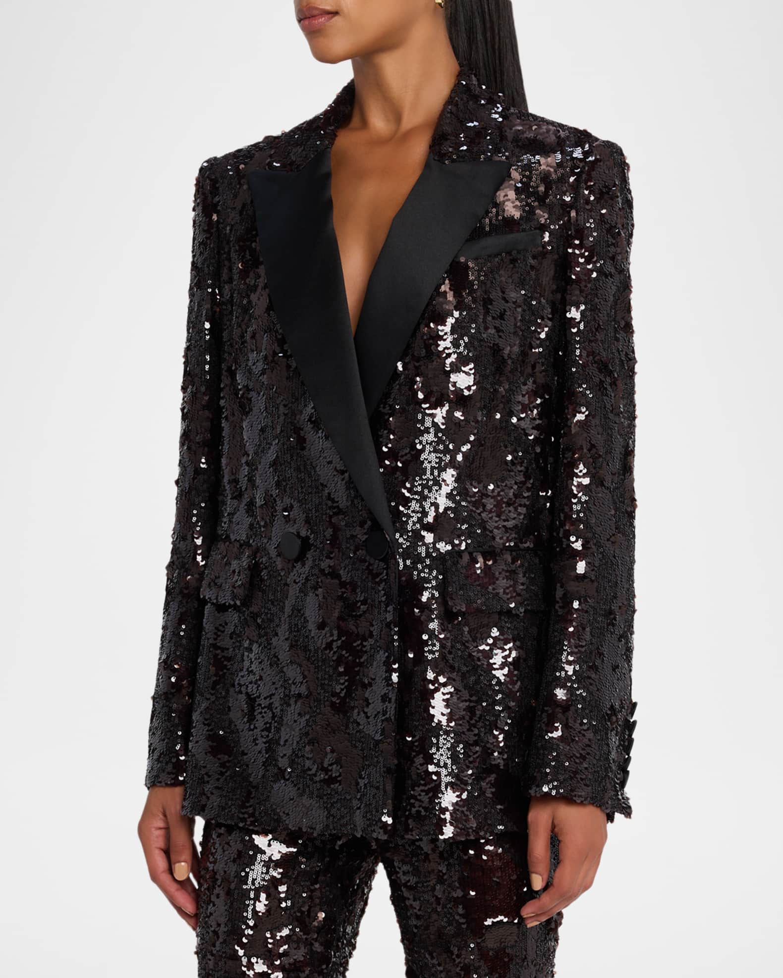 Veronica Beard Sevyn Sequined Jacket | Neiman Marcus
