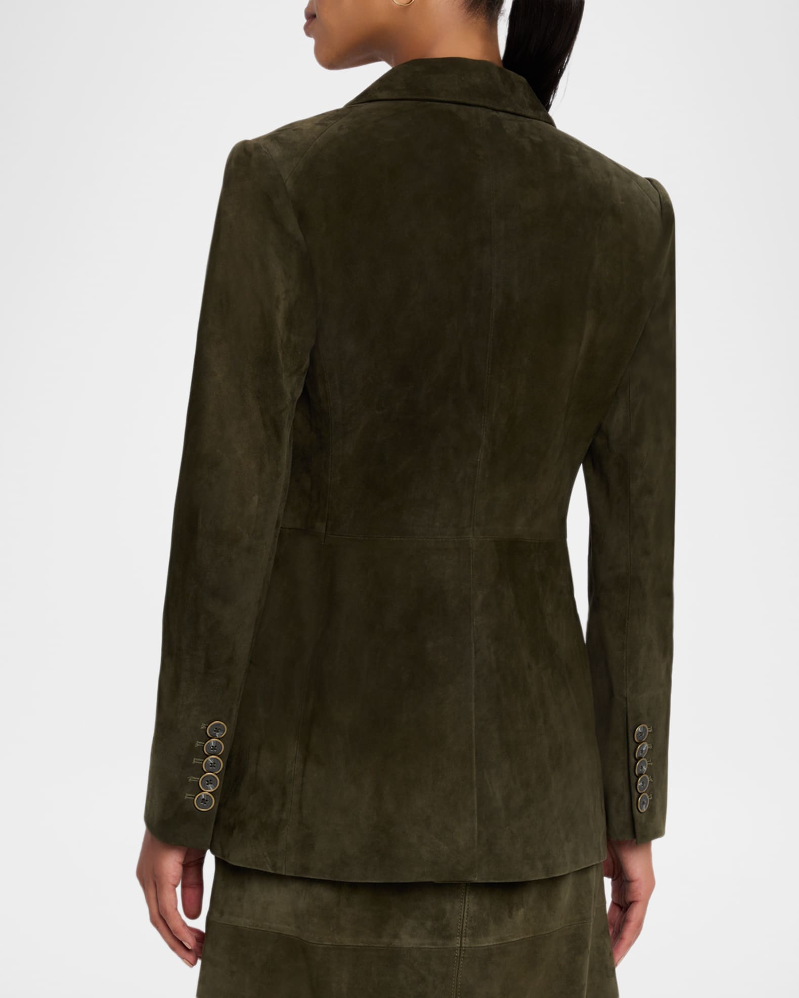 Veronica Beard Duane Suede Dickey Jacket | Neiman Marcus