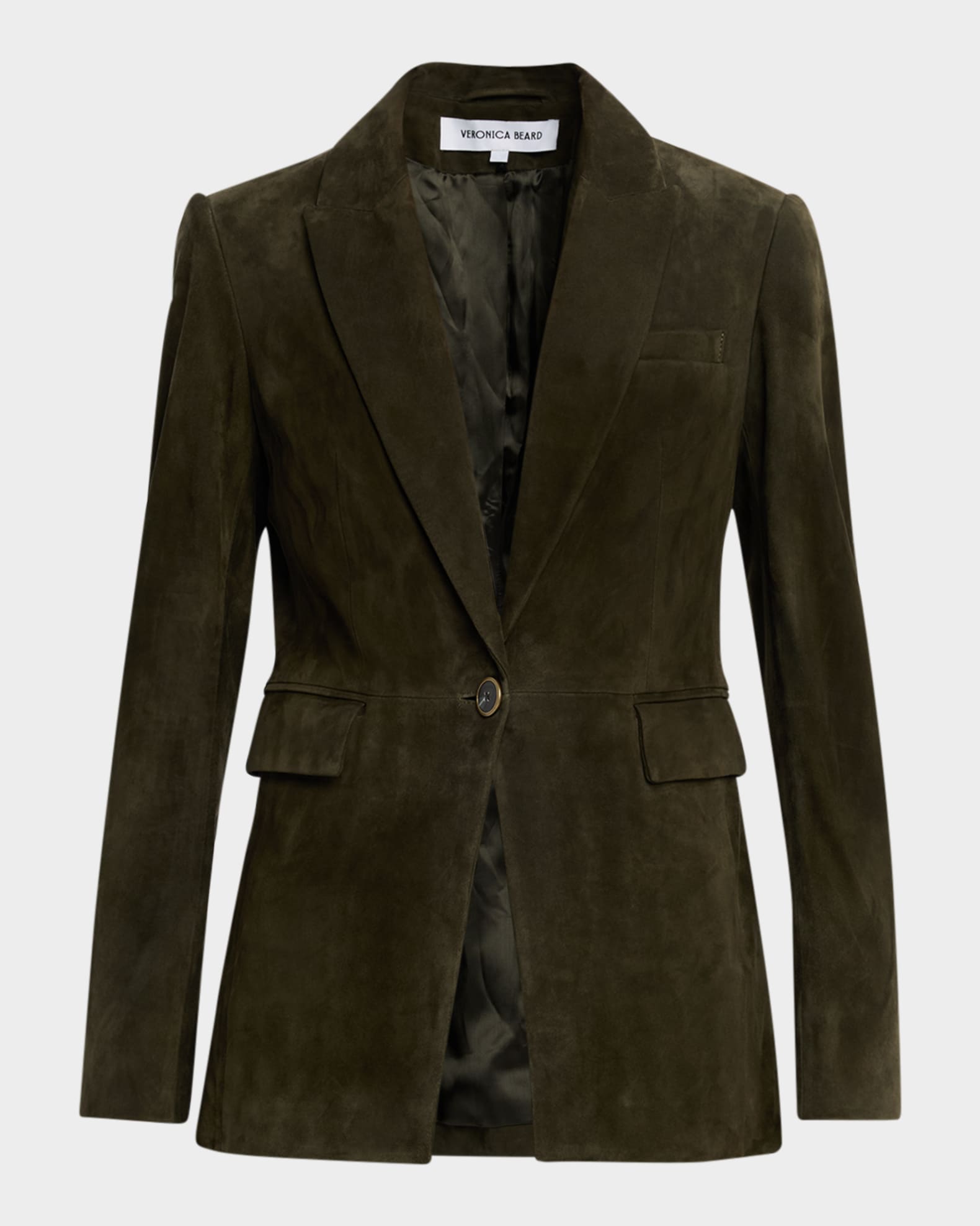 Veronica Beard Duane Suede Dickey Jacket | Neiman Marcus