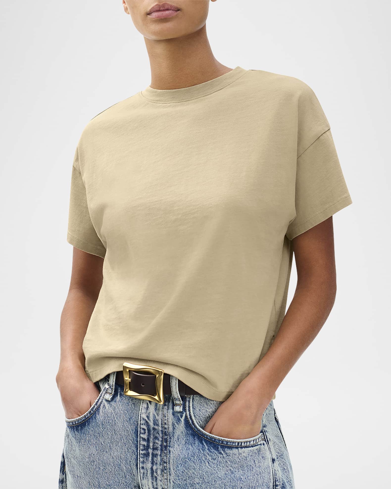 Rag & Bone Kelly Boxy Crewneck Tee | Neiman Marcus