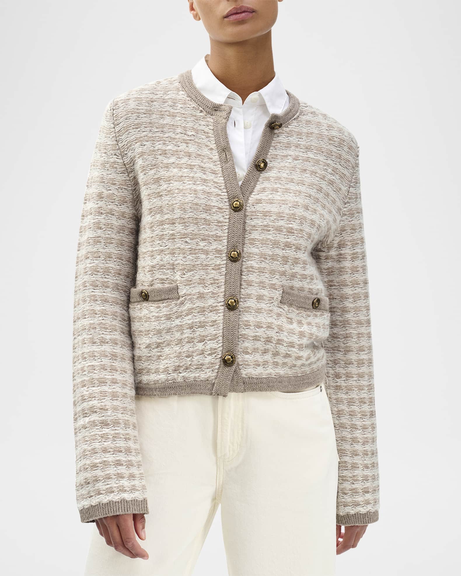 Rag & Bone Robyn Stripe Cardigan | Neiman Marcus