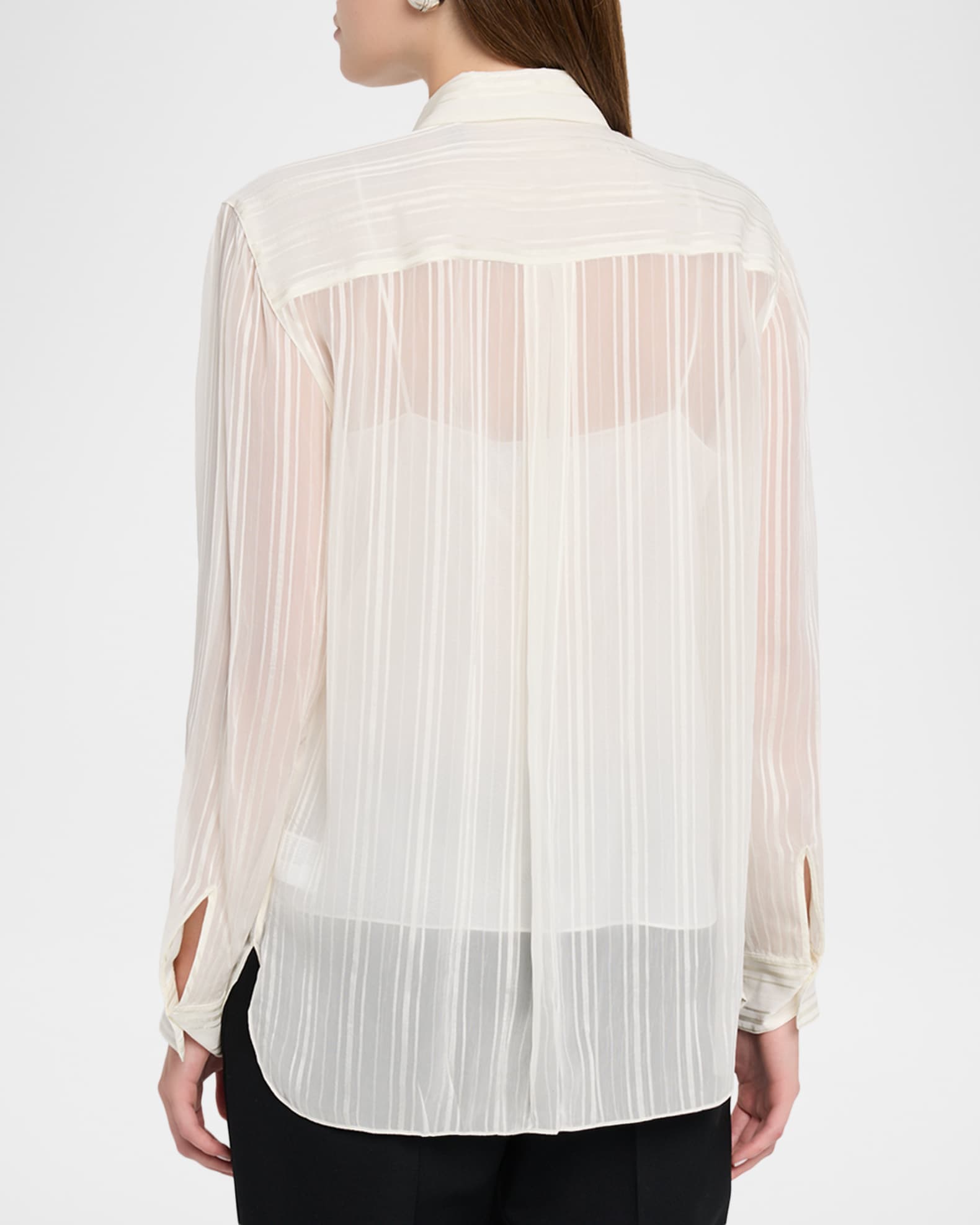 Theory Classic Button-Front Shirt | Neiman Marcus