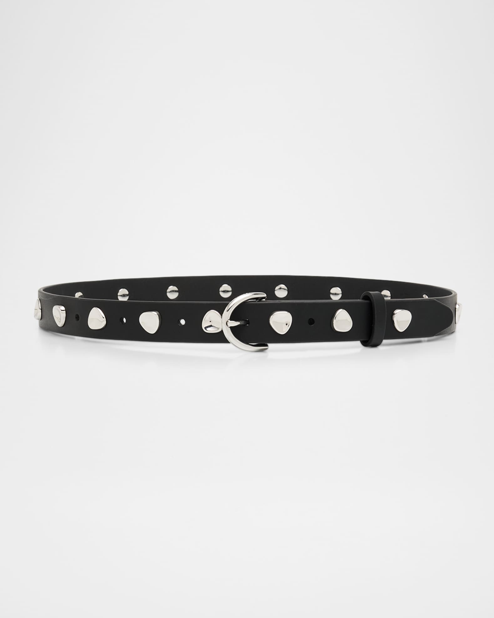 Rag & Bone Brynn Studded Leather Belt | Neiman Marcus