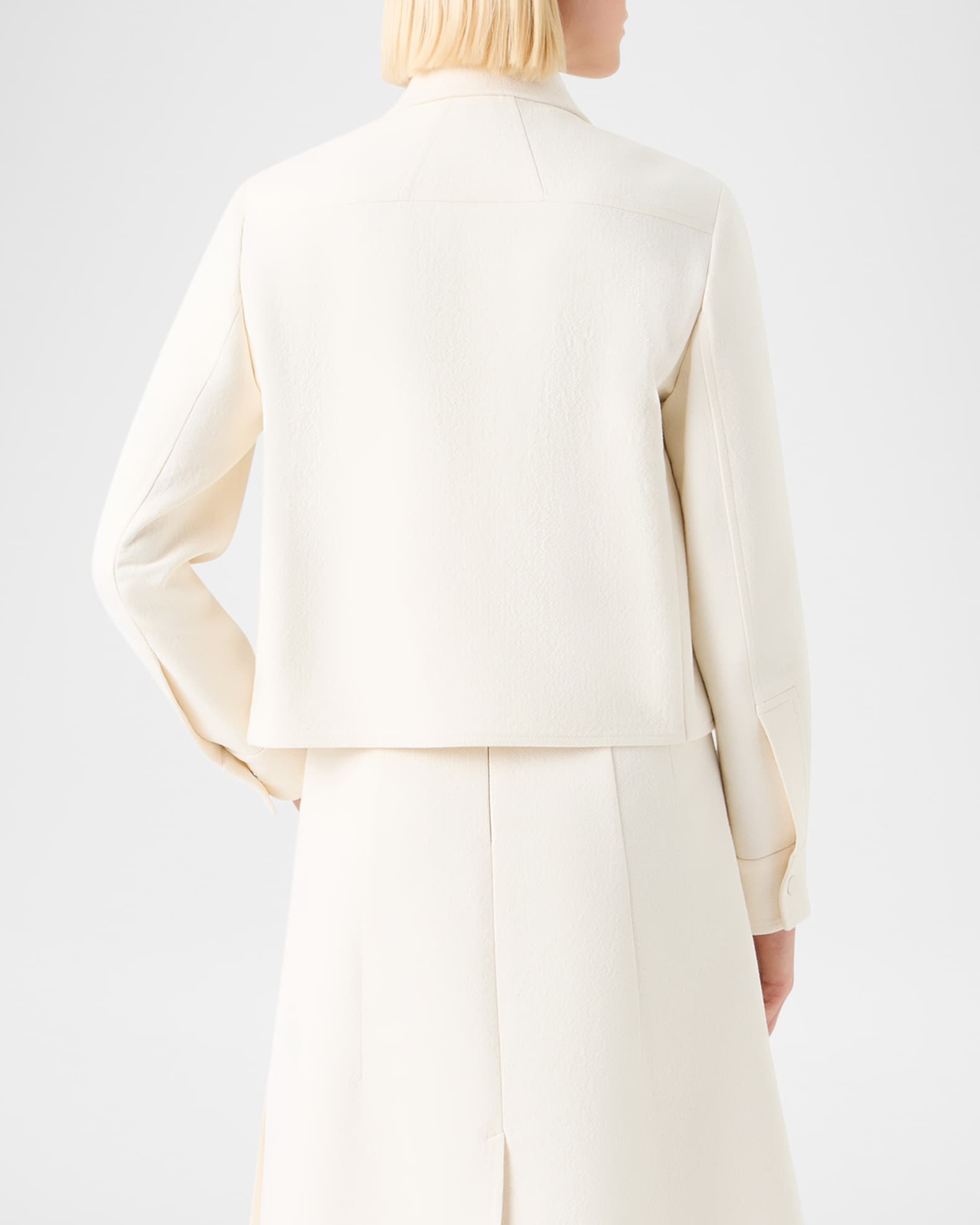 Akris Talitha Cotton-Silk Shirt Jacket | Neiman Marcus