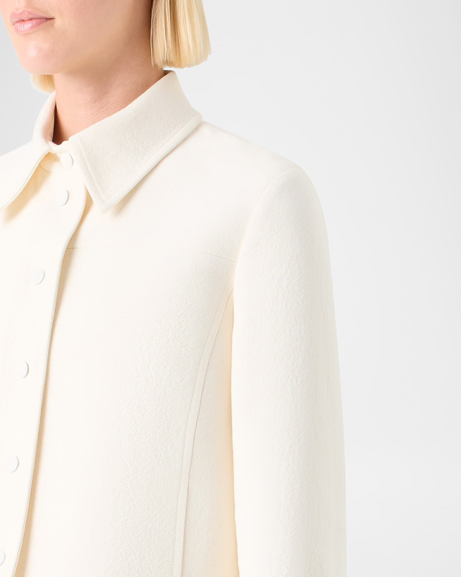 Akris Talitha Cotton-Silk Shirt Jacket | Neiman Marcus