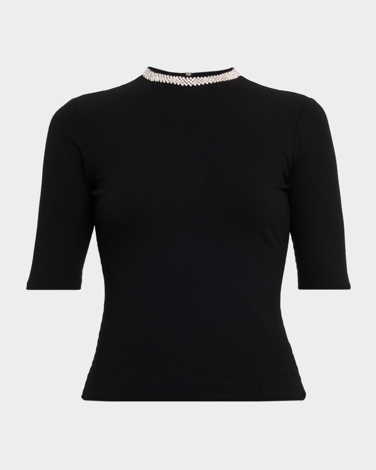 Generation Love Annette Crystal Elbow-Sleeve Top | Neiman Marcus