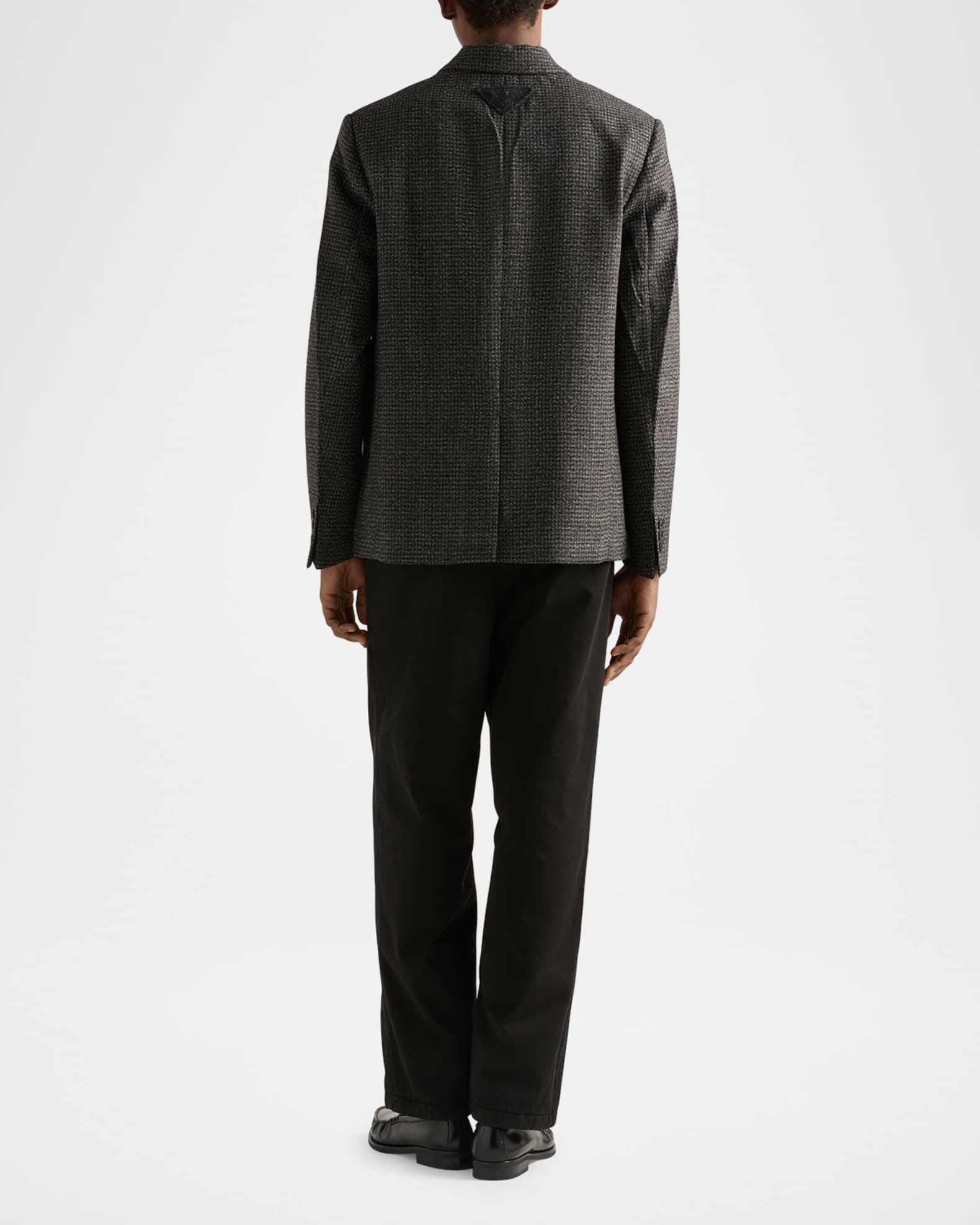 Prada Men's Single-Breasted Wool Jacket | Neiman Marcus