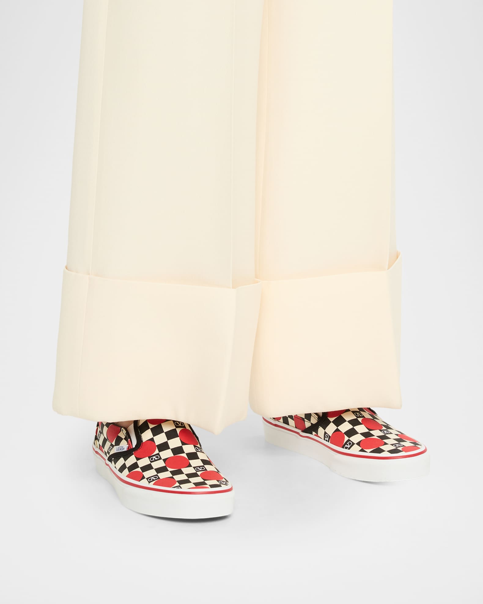 Valentino Garavani x Vans Classic Slip-On Checkerboard Shoes | Neiman ...