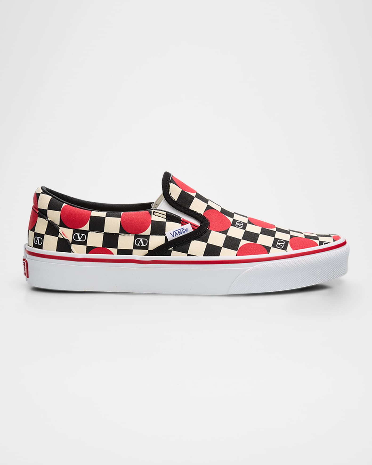 Valentino Garavani x Vans Classic Slip-On Checkerboard Shoes | Neiman ...