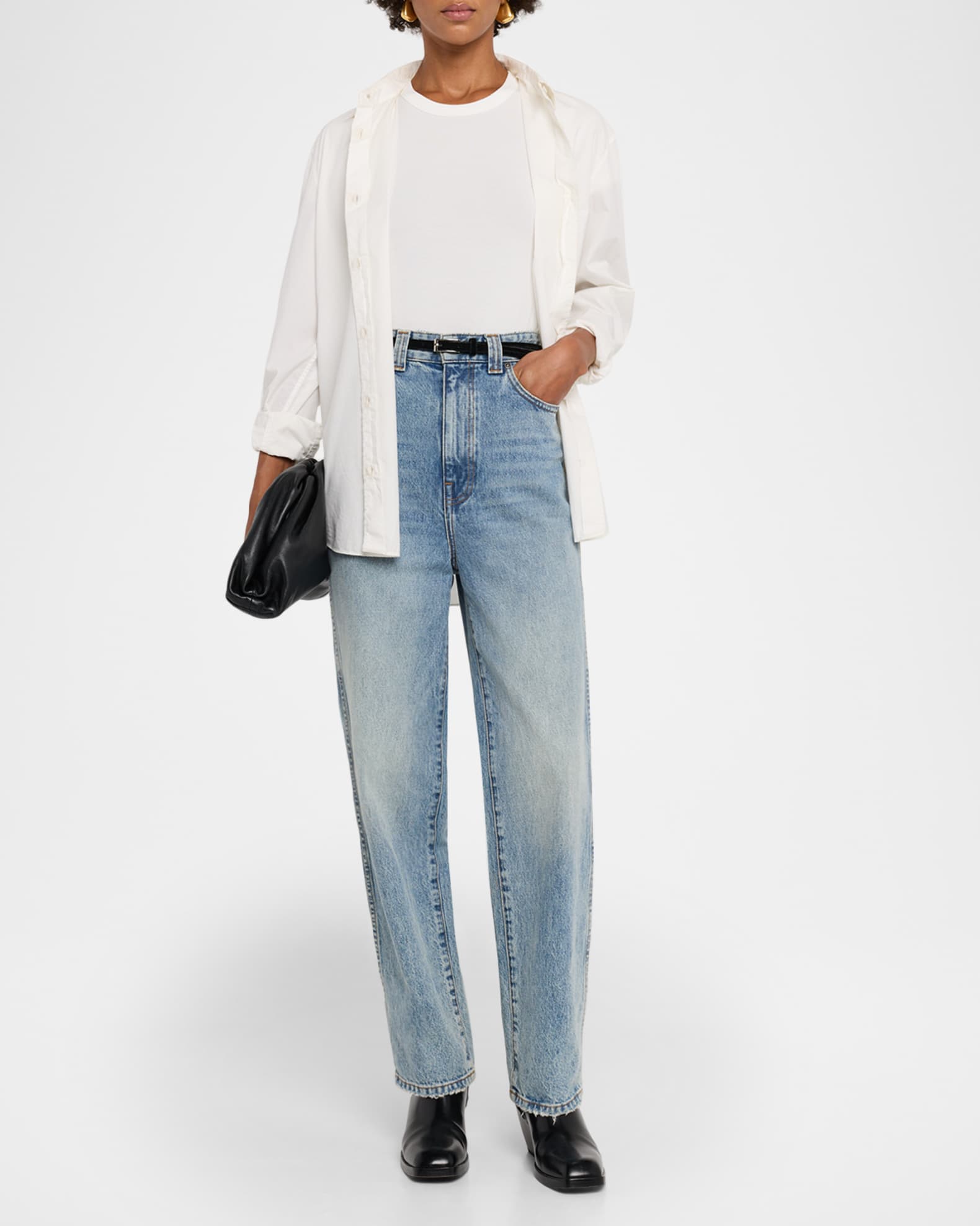 Rag & Bone Luca Jersey Baby Tee | Neiman Marcus