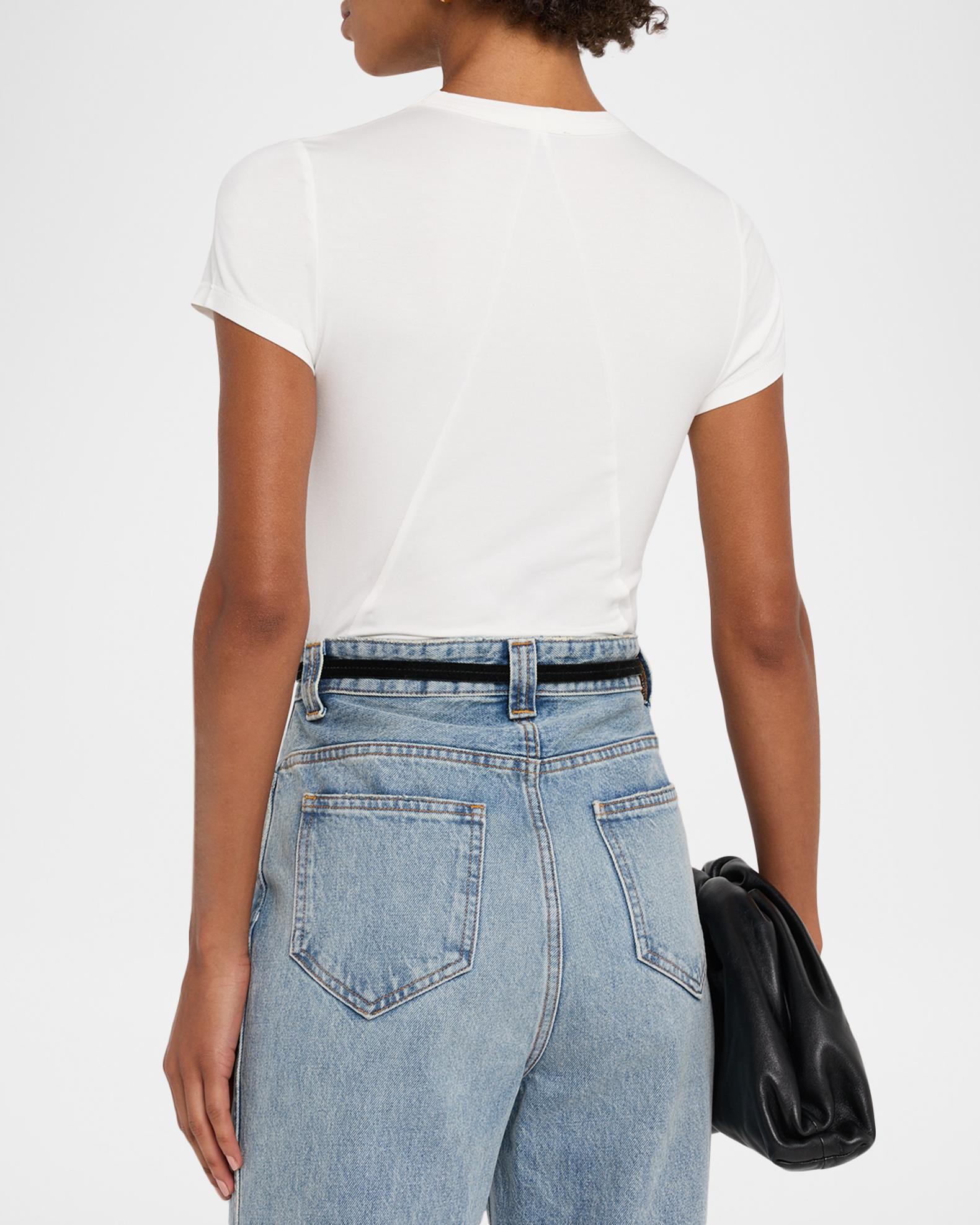 Rag & Bone Luca Jersey Baby Tee | Neiman Marcus