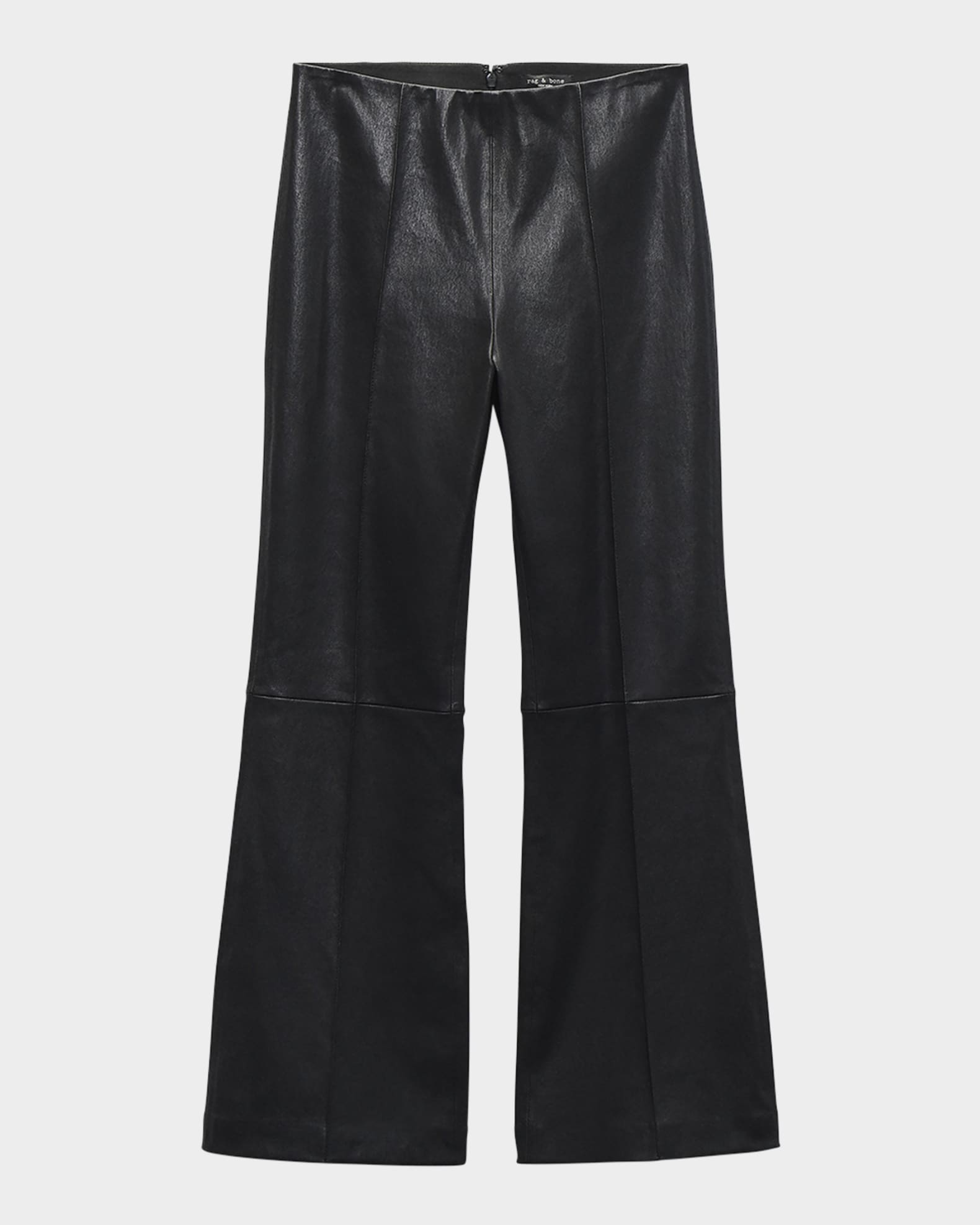 Rag & Bone Irina Kick-Flare Leather Pants | Neiman Marcus