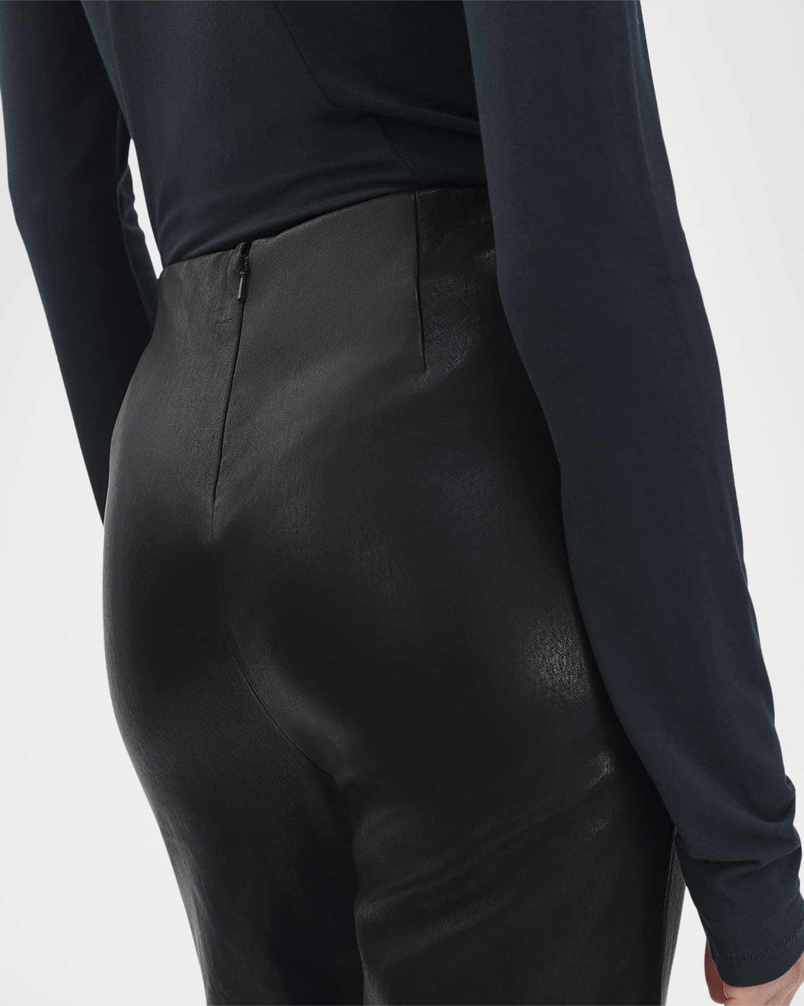 Rag & Bone Irina Kick-Flare Leather Pants | Neiman Marcus