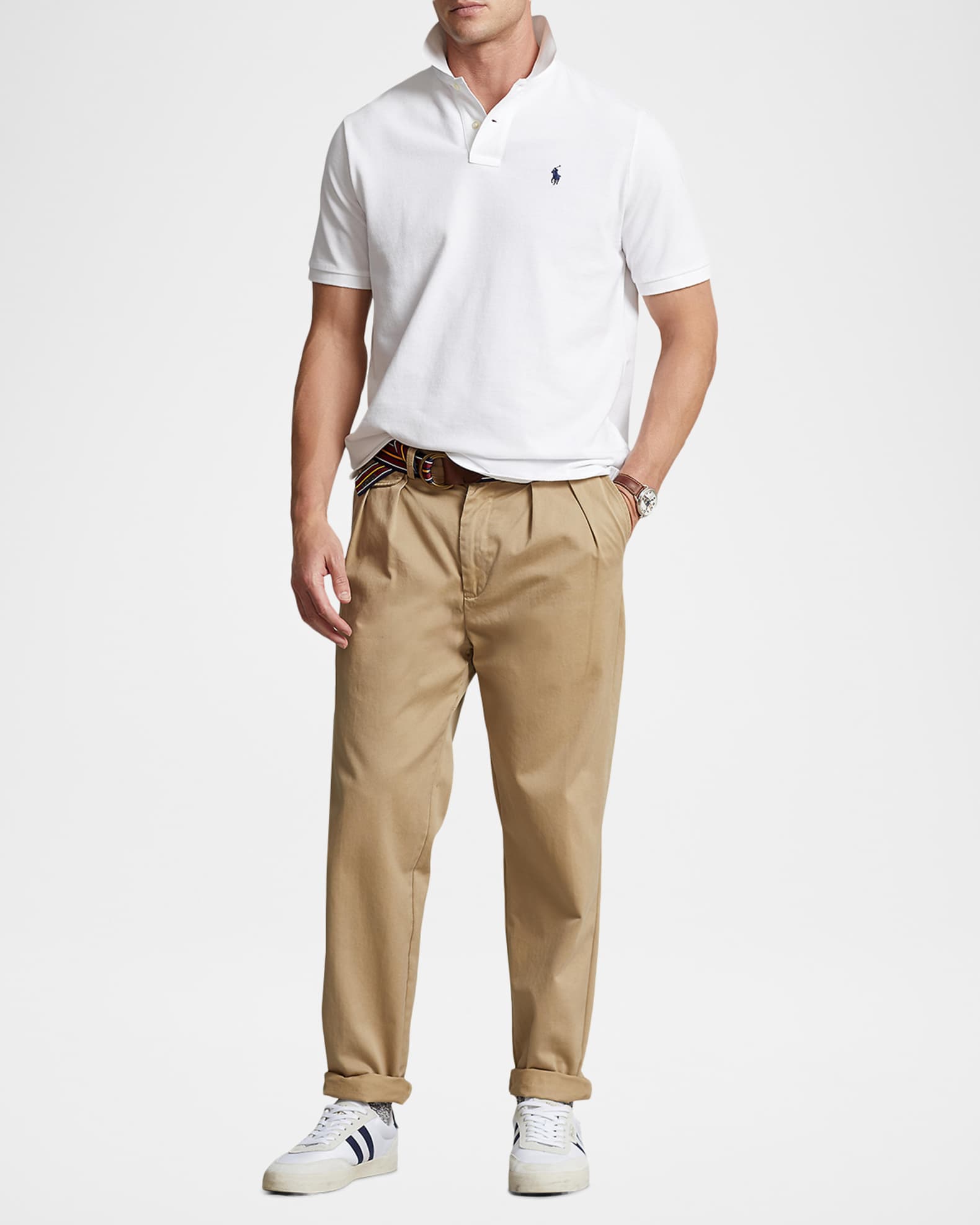 Polo Ralph Lauren Men's Classic Fit Mesh Polo Shirt | Neiman Marcus
