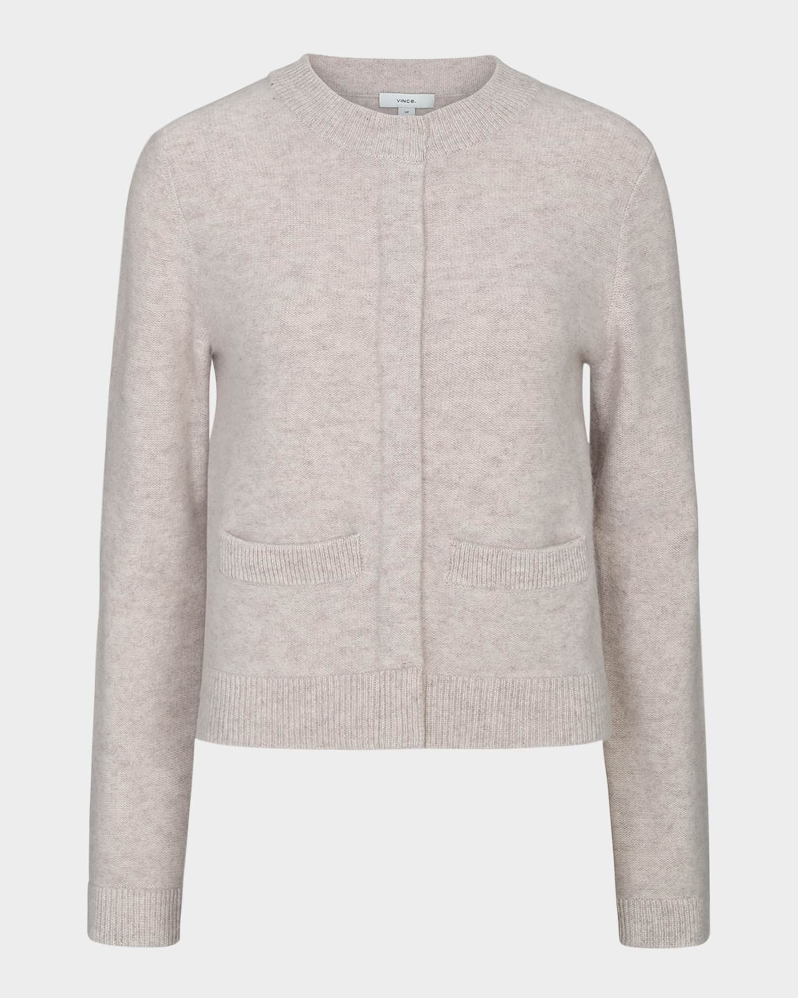 Vince Shrunken Crewneck Cardigan | Neiman Marcus