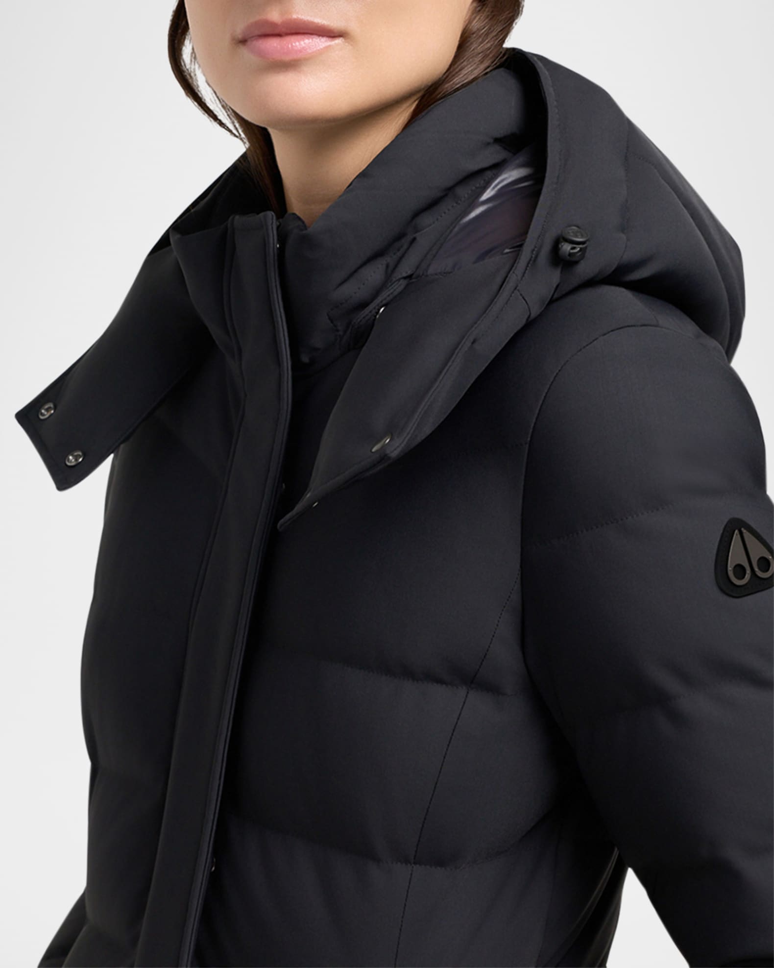Moose Knuckles Watershed 3 Down Parka with Detachable Hood & Shearling ...