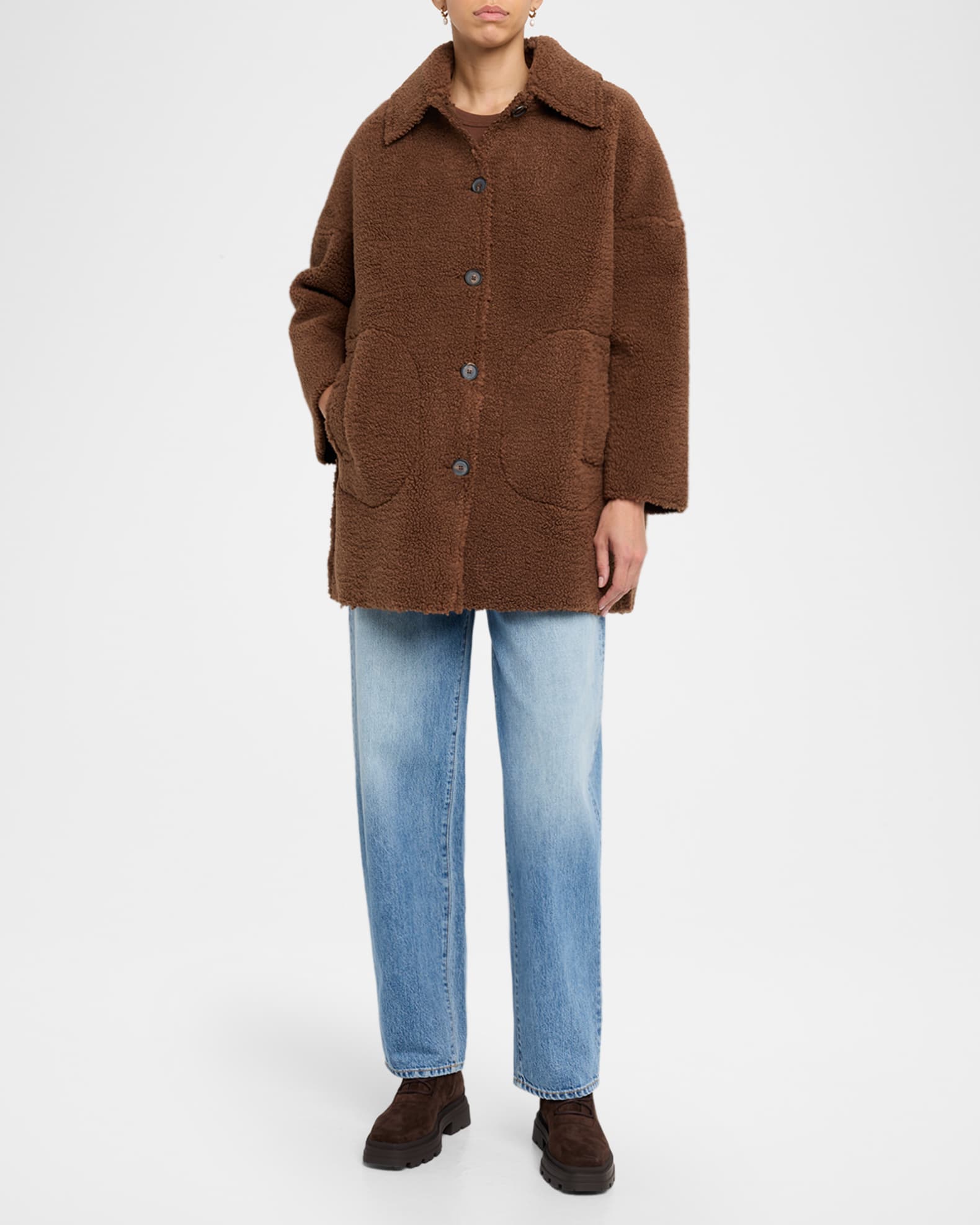The Great The Plush Car Coat | Neiman Marcus