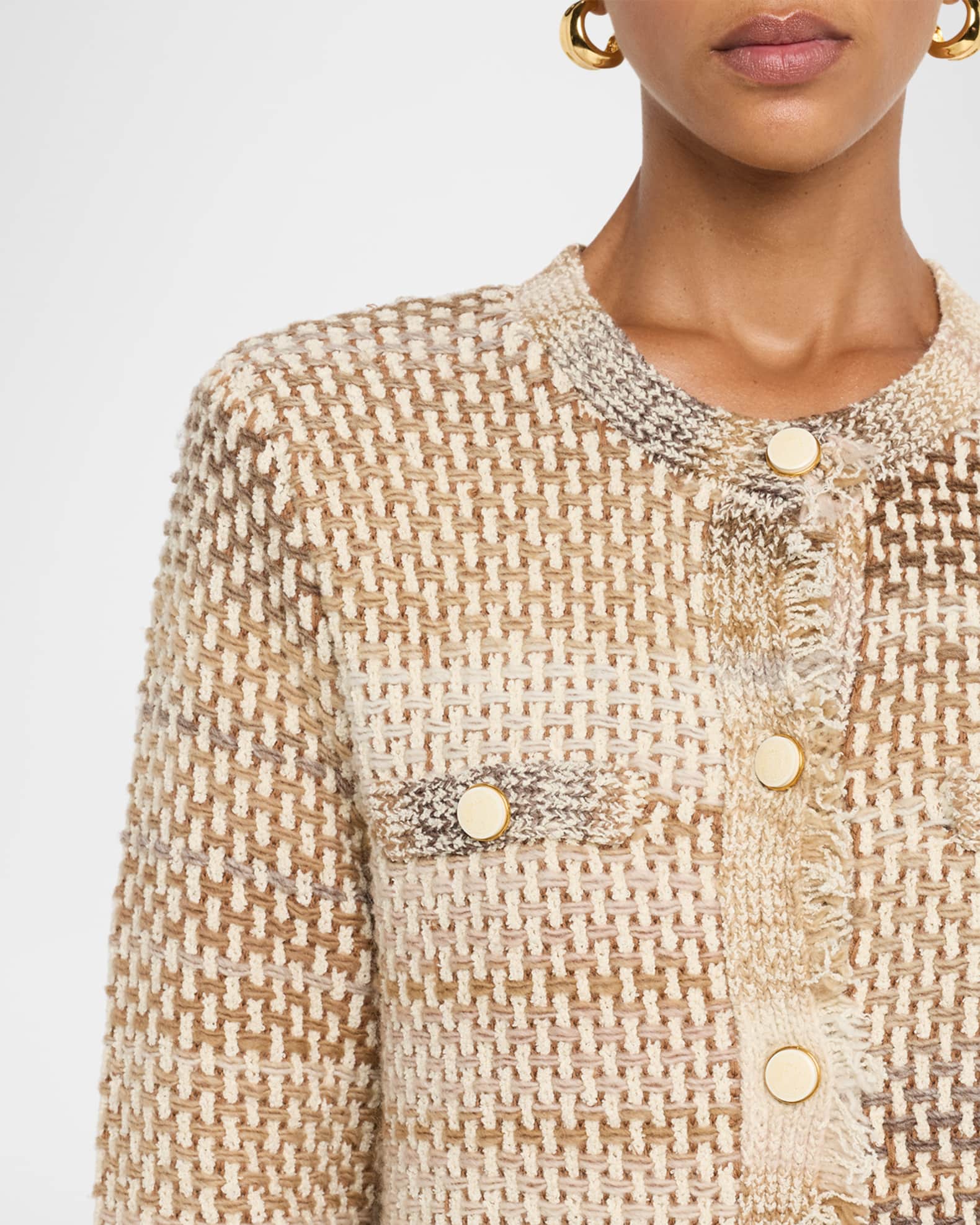 Veronica Beard Sariyah Knit Jacket | Neiman Marcus
