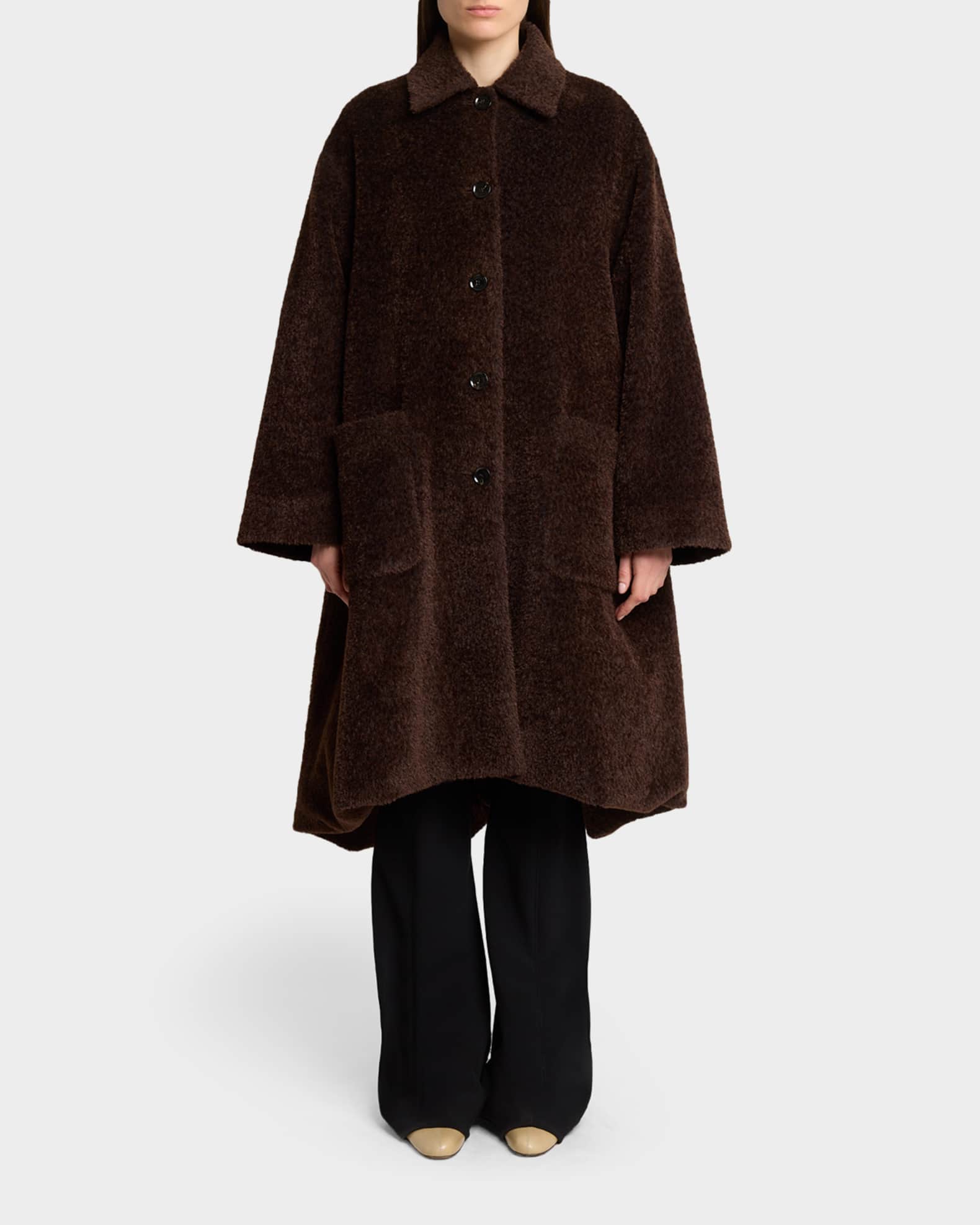 Proenza Schouler Verretta Alpaca-Blend Coat | Neiman Marcus