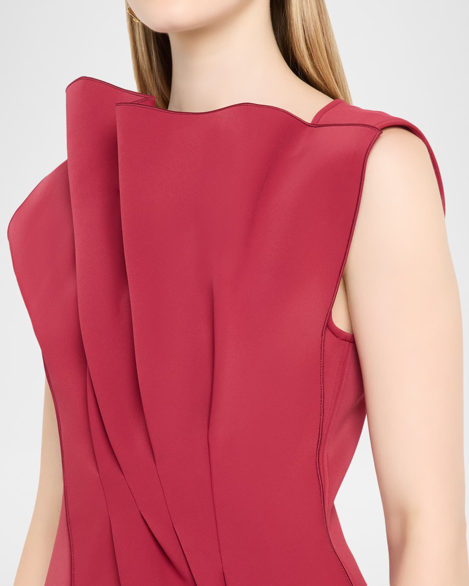 Acler Hawkley Architectural Draped Mini Dress | Neiman Marcus