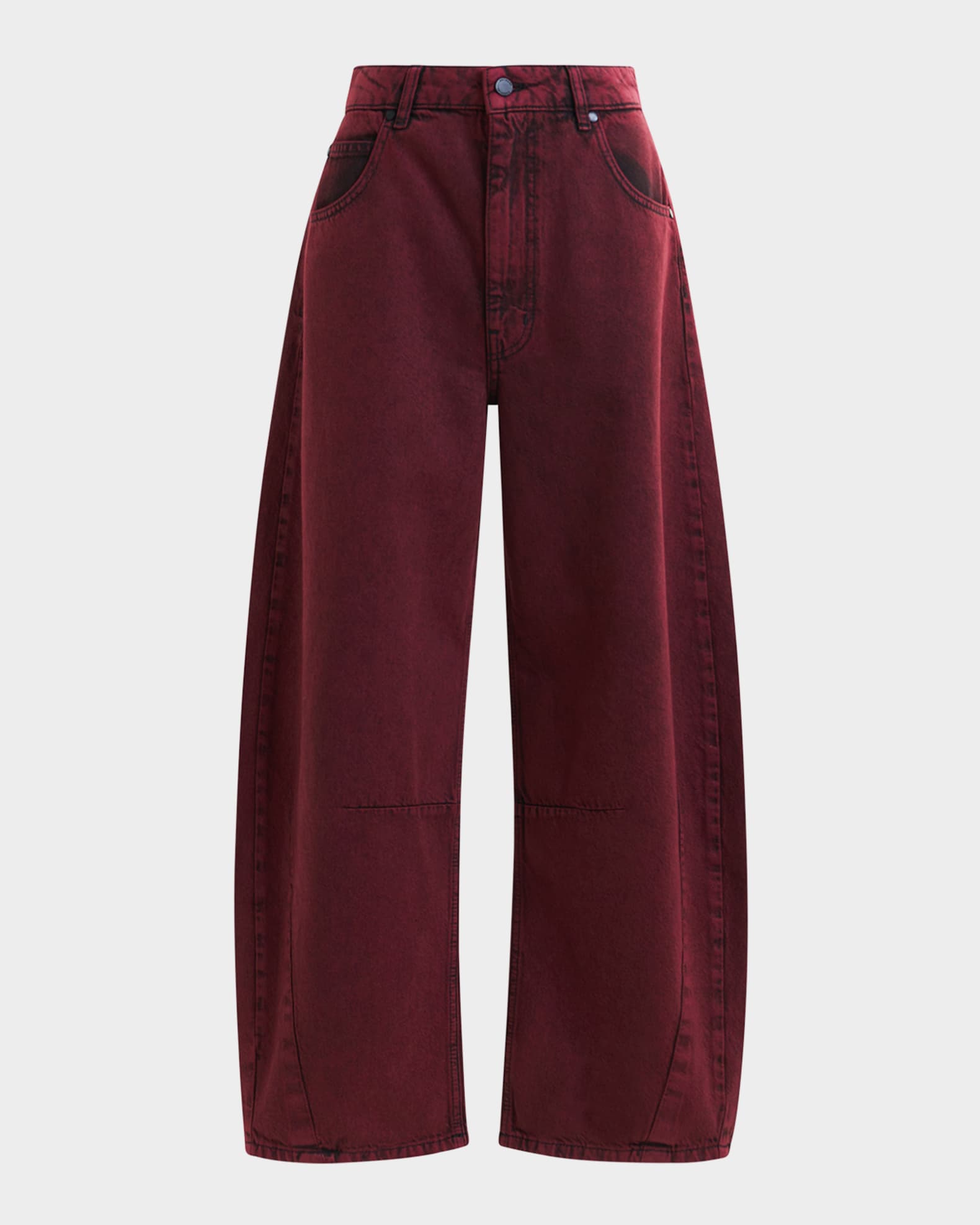 Essentiel Antwerp Impressive Overdyed Barrel-Leg Jeans | Neiman Marcus
