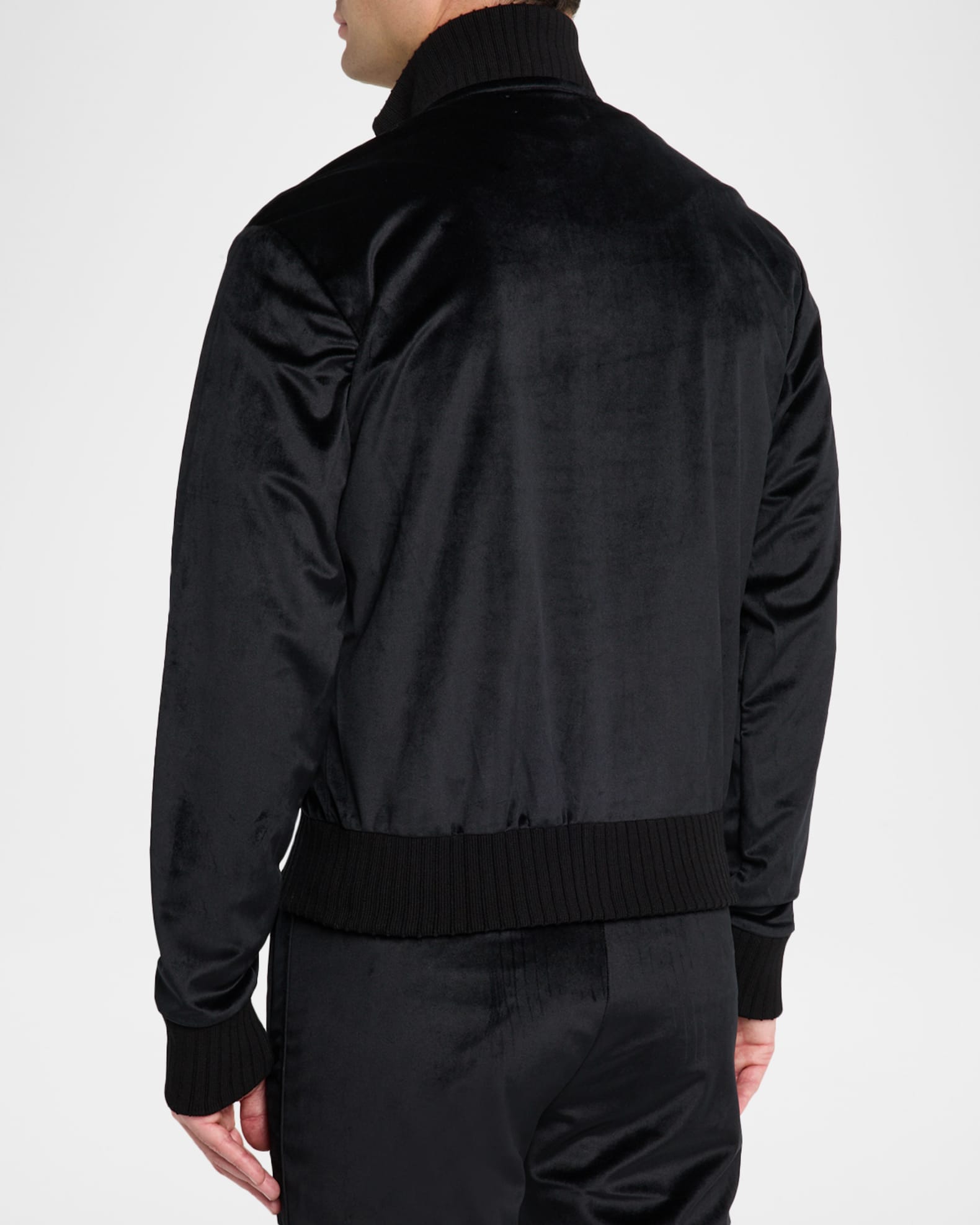 Amiri Men's Velvet MA Full-Zip Track Jacket | Neiman Marcus