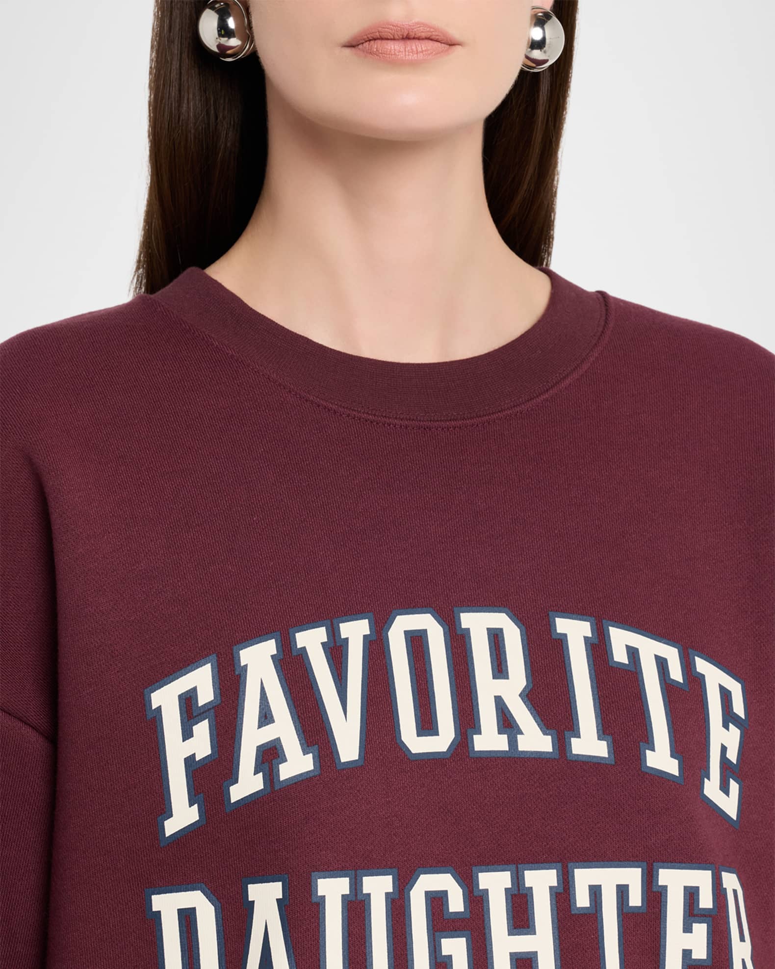 Favorite Daughter The Collegiate Logo Sweatshirt | Neiman Marcus