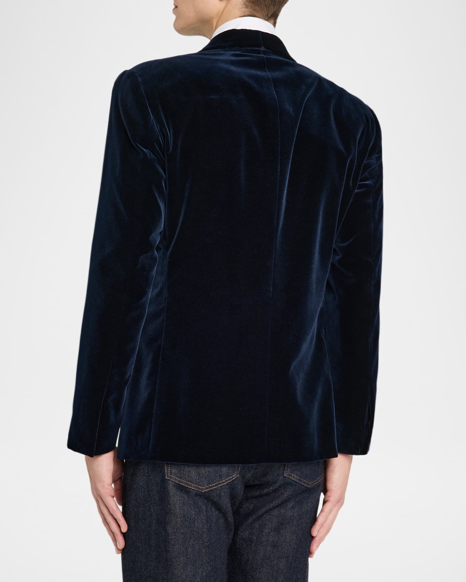 Ralph Lauren Purple Label Men's Cotton Velvet Shawl-Lapel Sport Coat ...