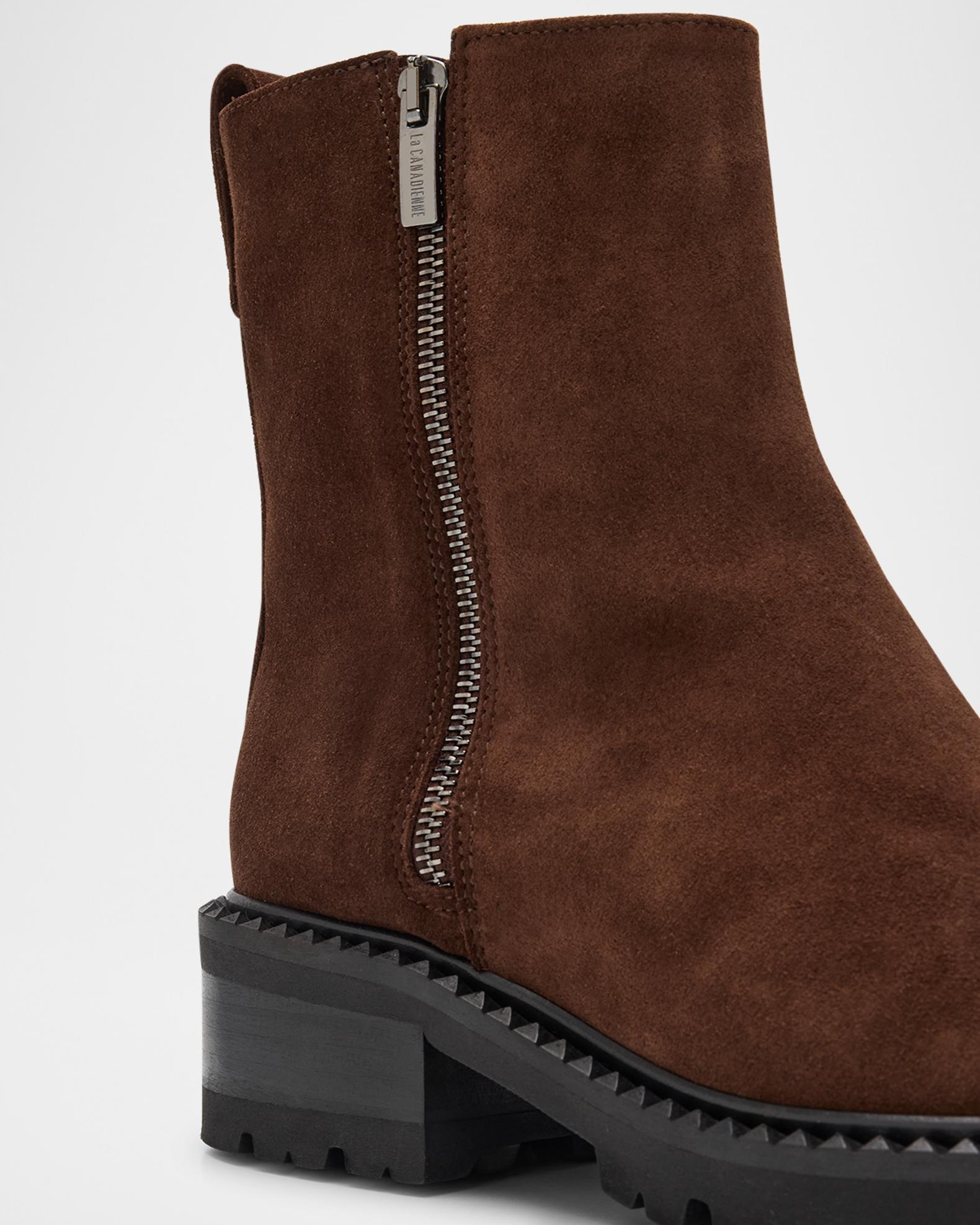 La Canadienne Crew Waterproof Suede Ankle Boots | Neiman Marcus