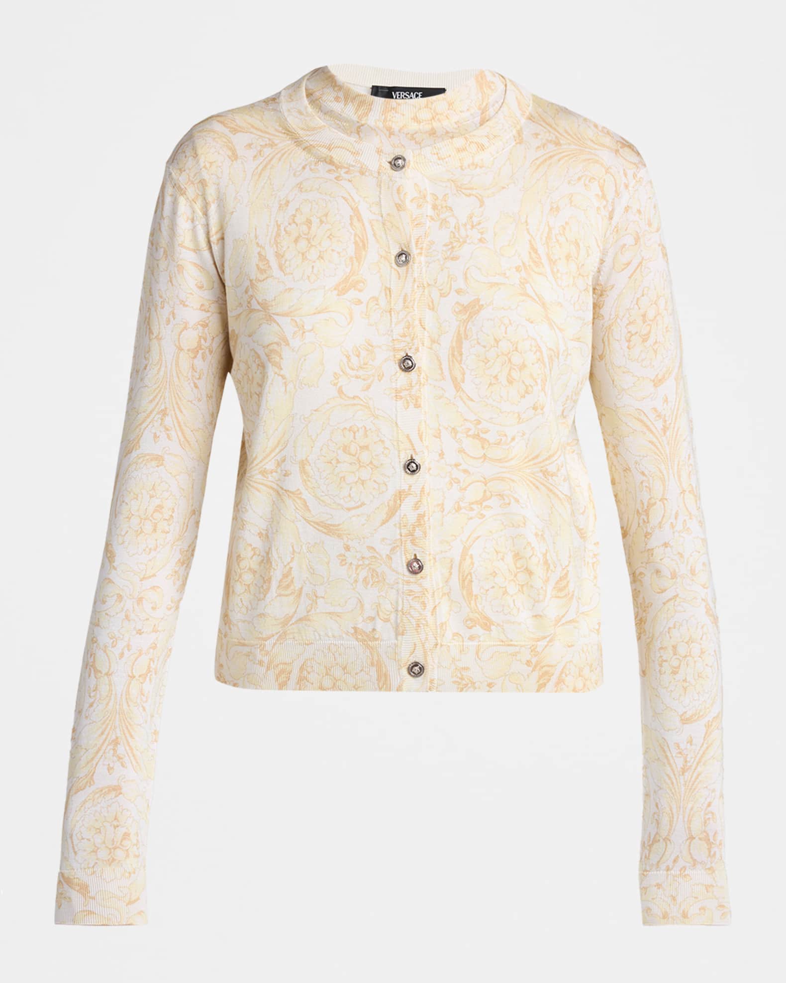 Versace Barocco '92 Knit Cardigan | Neiman Marcus