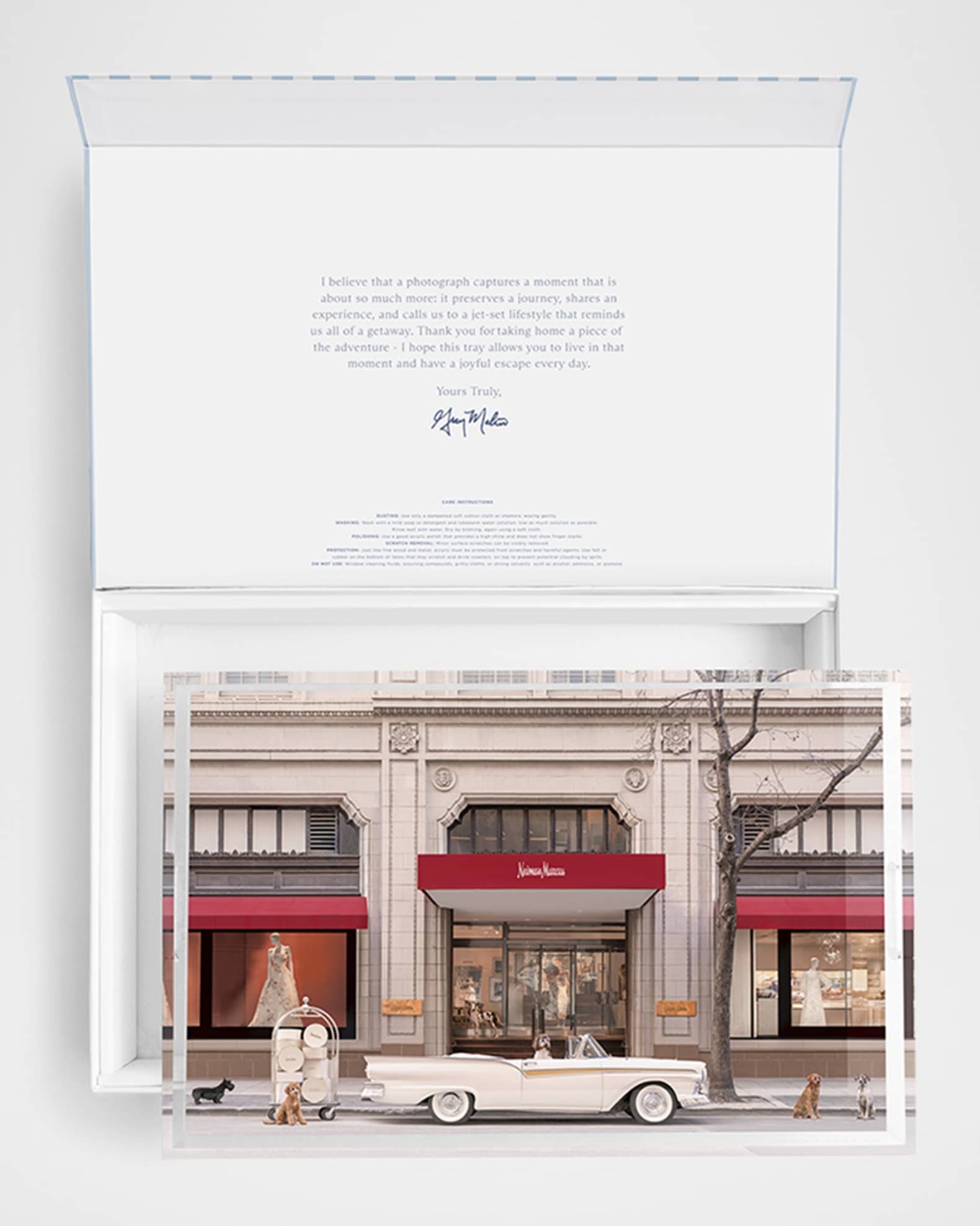 Gray Malin "The Arrival, Neiman Marcus, Downtown Dallas" Serving Tray ...