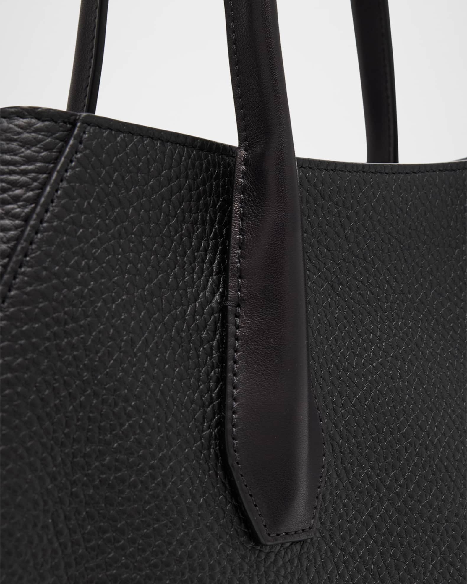 THE ROW Alger Geometric Shoulder Bag in Leather | Neiman Marcus