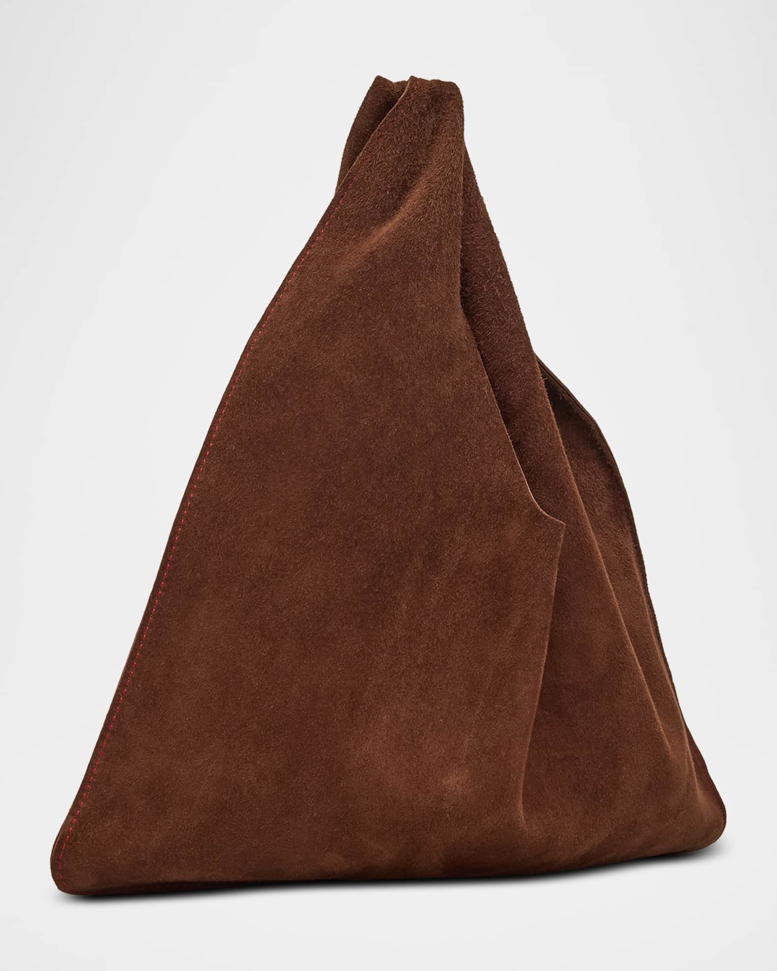 THE ROW Bindle Small Shoulder Bag in Suede | Neiman Marcus