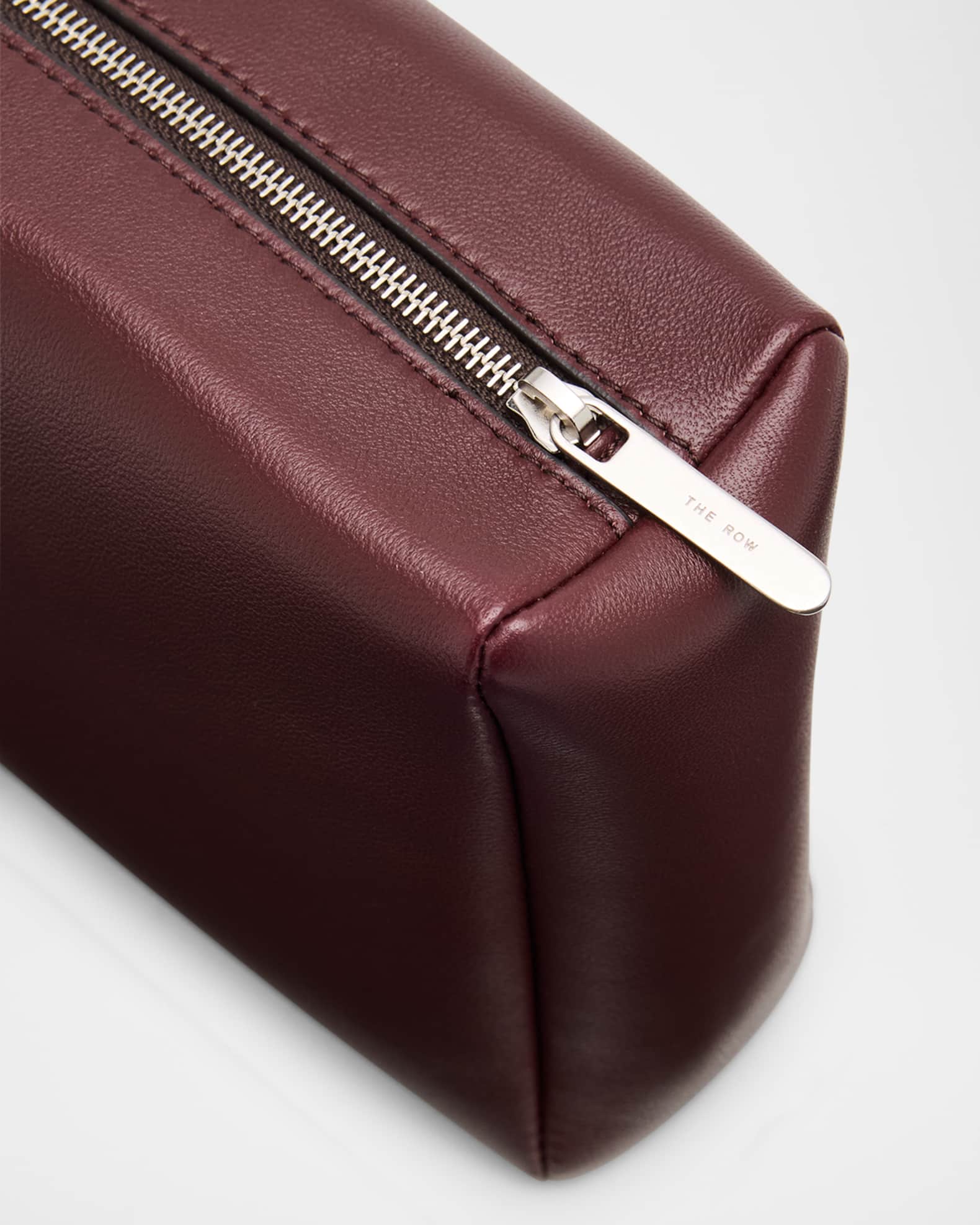 THE ROW Compact Clutch Bag in Nappa Leather | Neiman Marcus