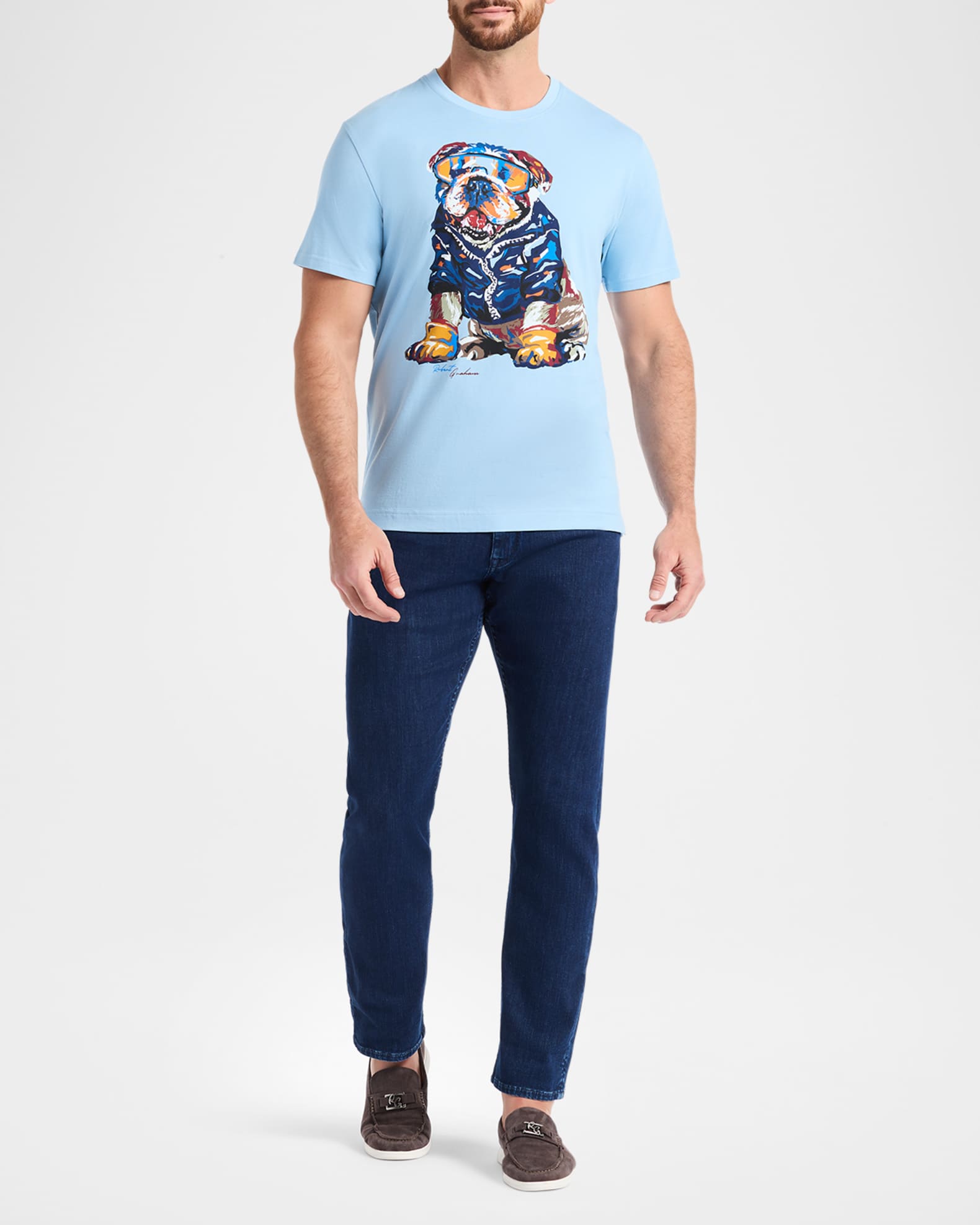 Robert Graham Men's Chill Graham Graphic T-Shirt | Neiman Marcus
