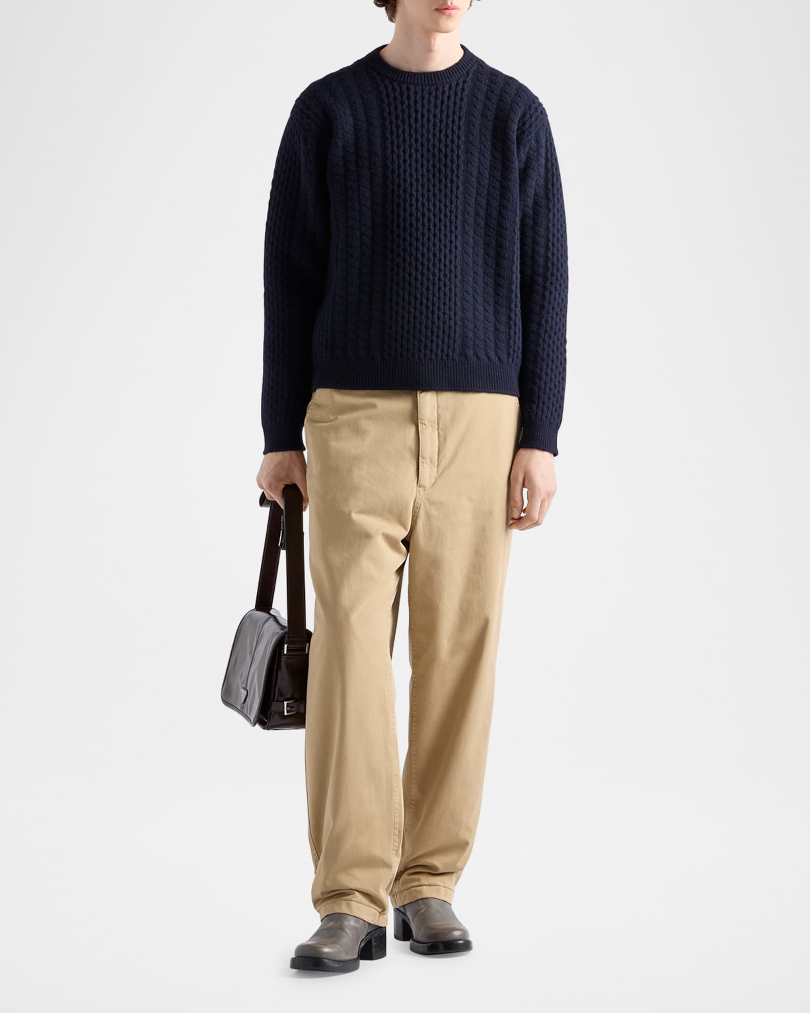 Prada Men's Cotton Pants | Neiman Marcus