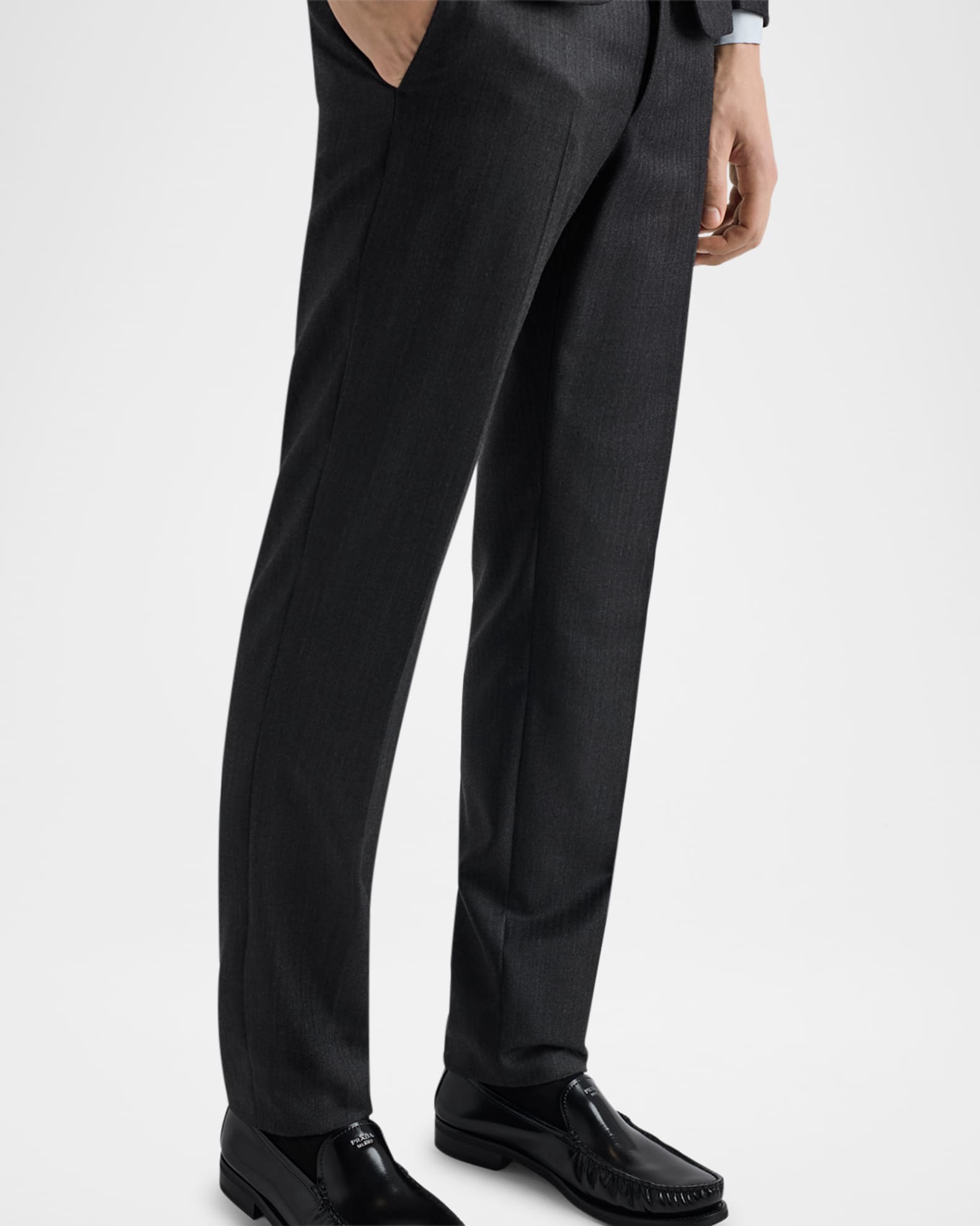 Prada Men's Single-Breasted Wool And Cashmere Suit | Neiman Marcus