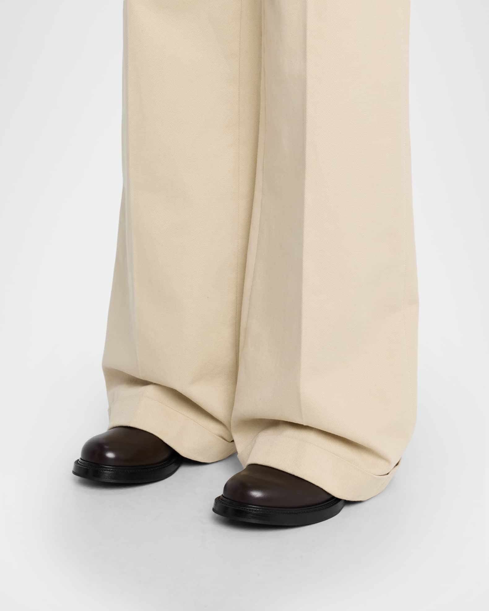 Bottega Veneta James Leather Knee-High Riding Boots | Neiman Marcus