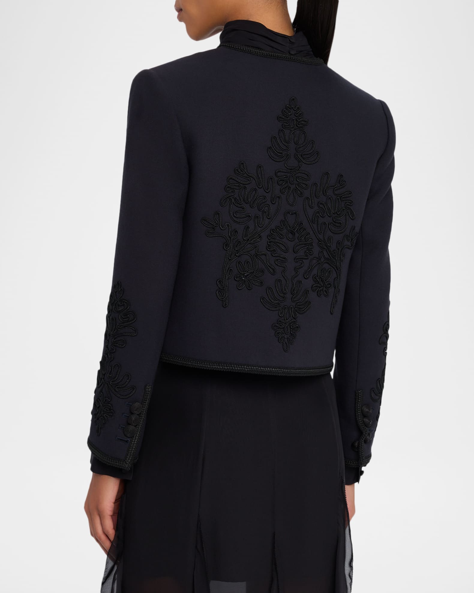 Veronica Beard Latrell Embroidered Jacket | Neiman Marcus